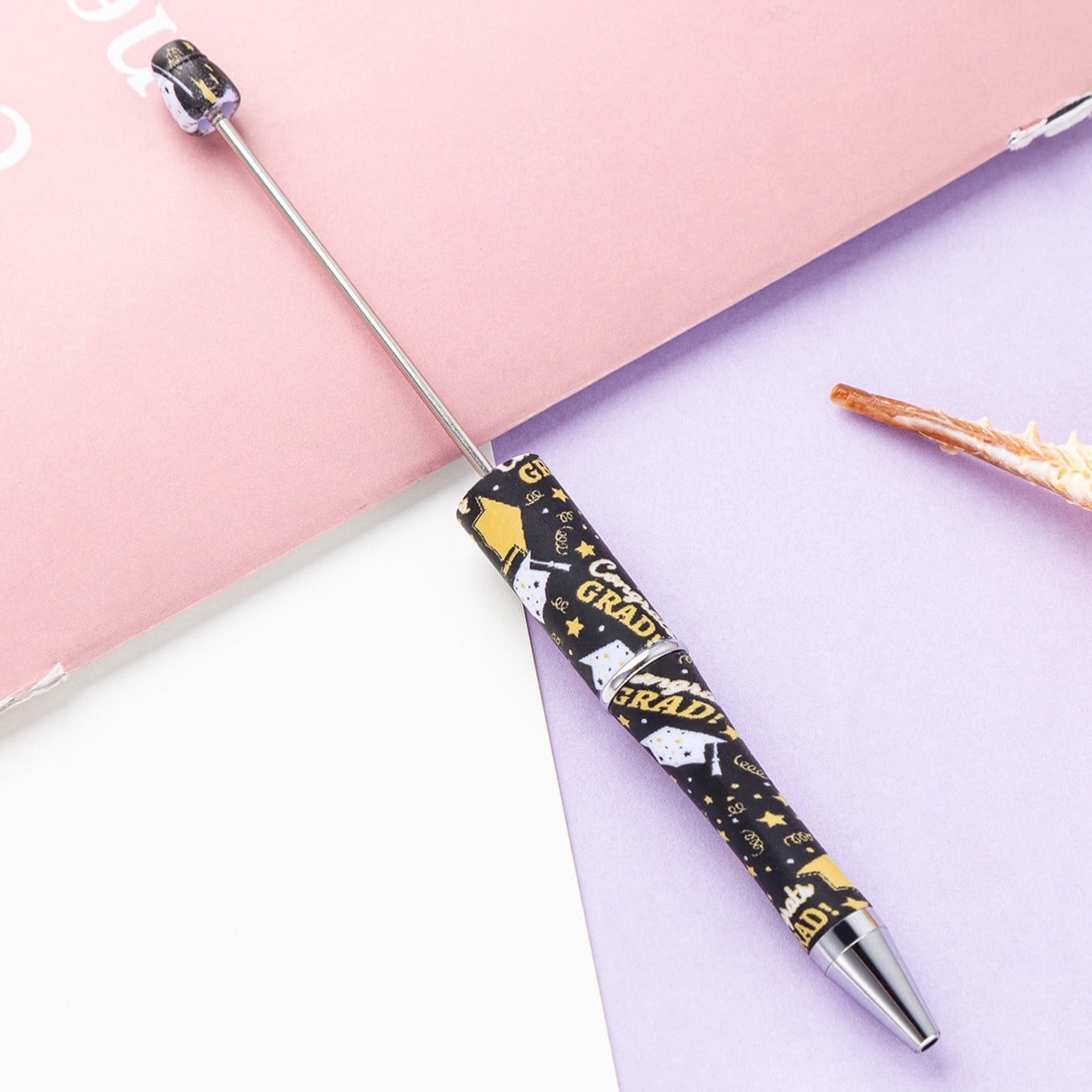 DJKDJL 2 Pcs Class of 2024 Beadable Pens - Colorful DIY Pens for ...