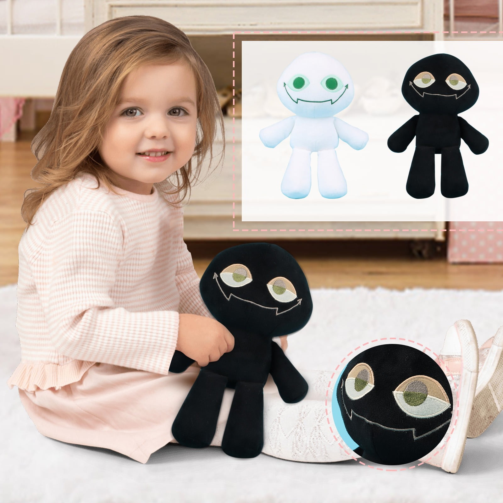 DJKDJL 2 Pcs Cute Slap Battles Bob Plushies - 12.6" Tall, Smiling ...