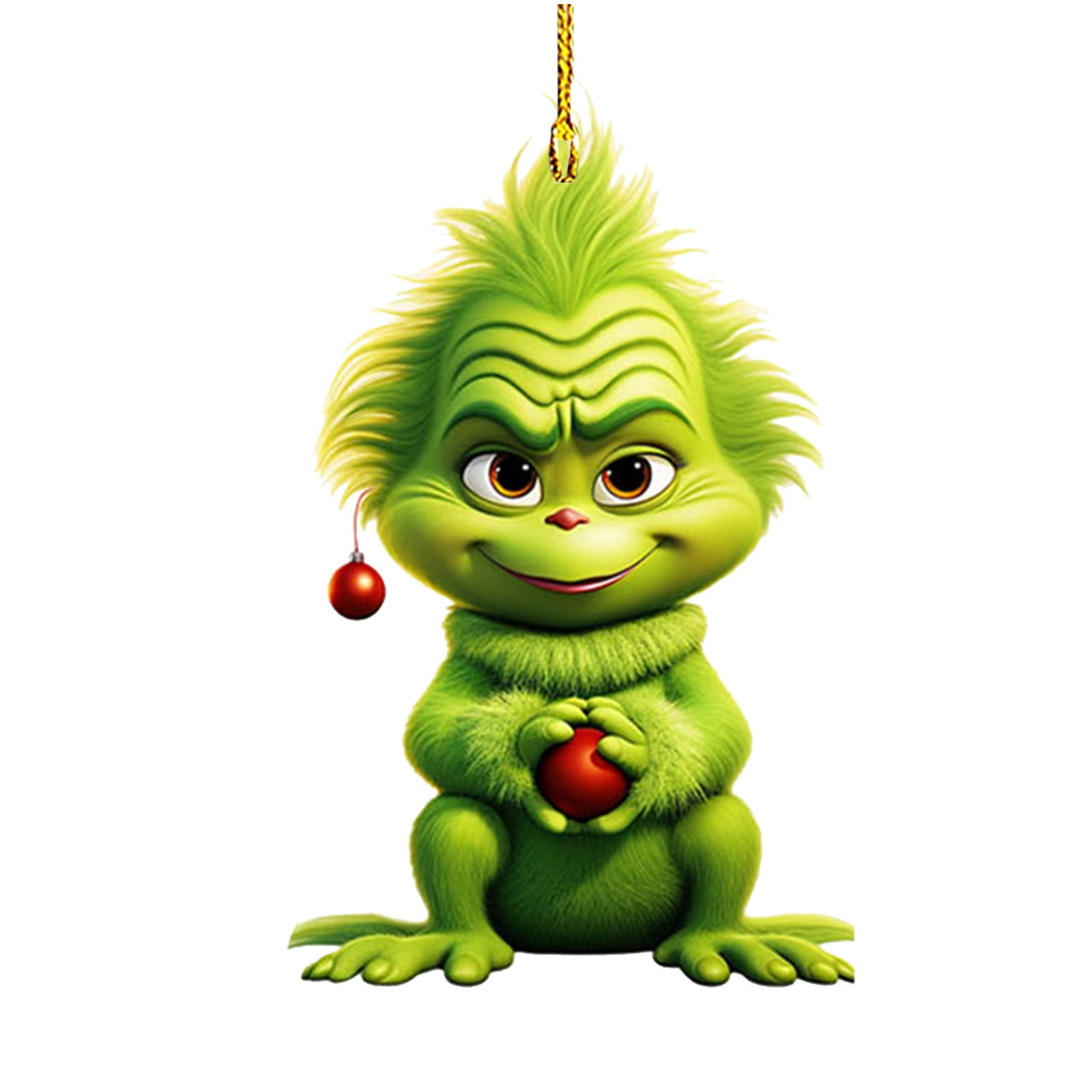 DJKDJL 2D Green Handing PendantIndoor Decor, The Grinch Wooden Hanging ...