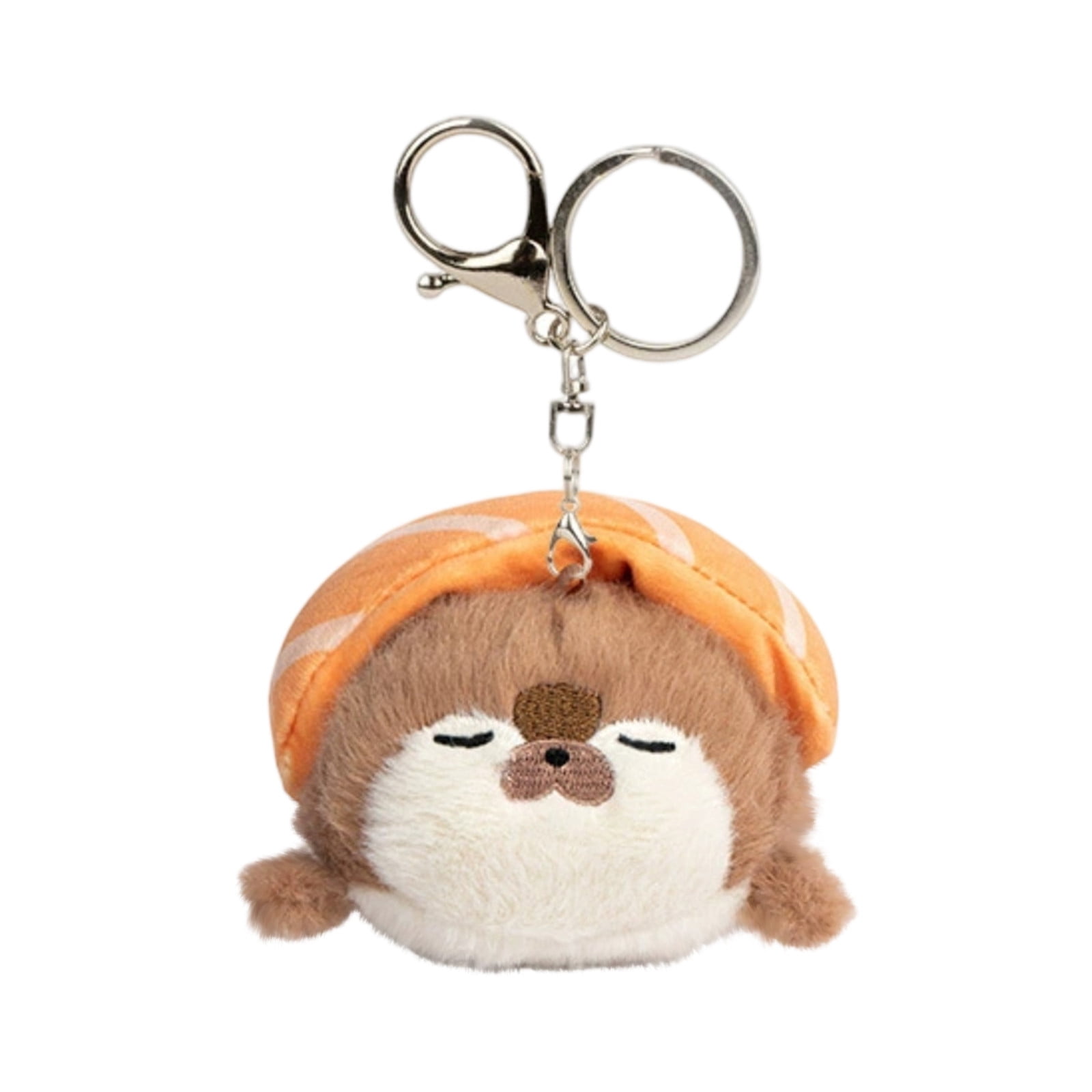 DJKDJL 3.87" Mini Seal Plush Keychain Plush Toys, Cute Sushi Style Seal ...
