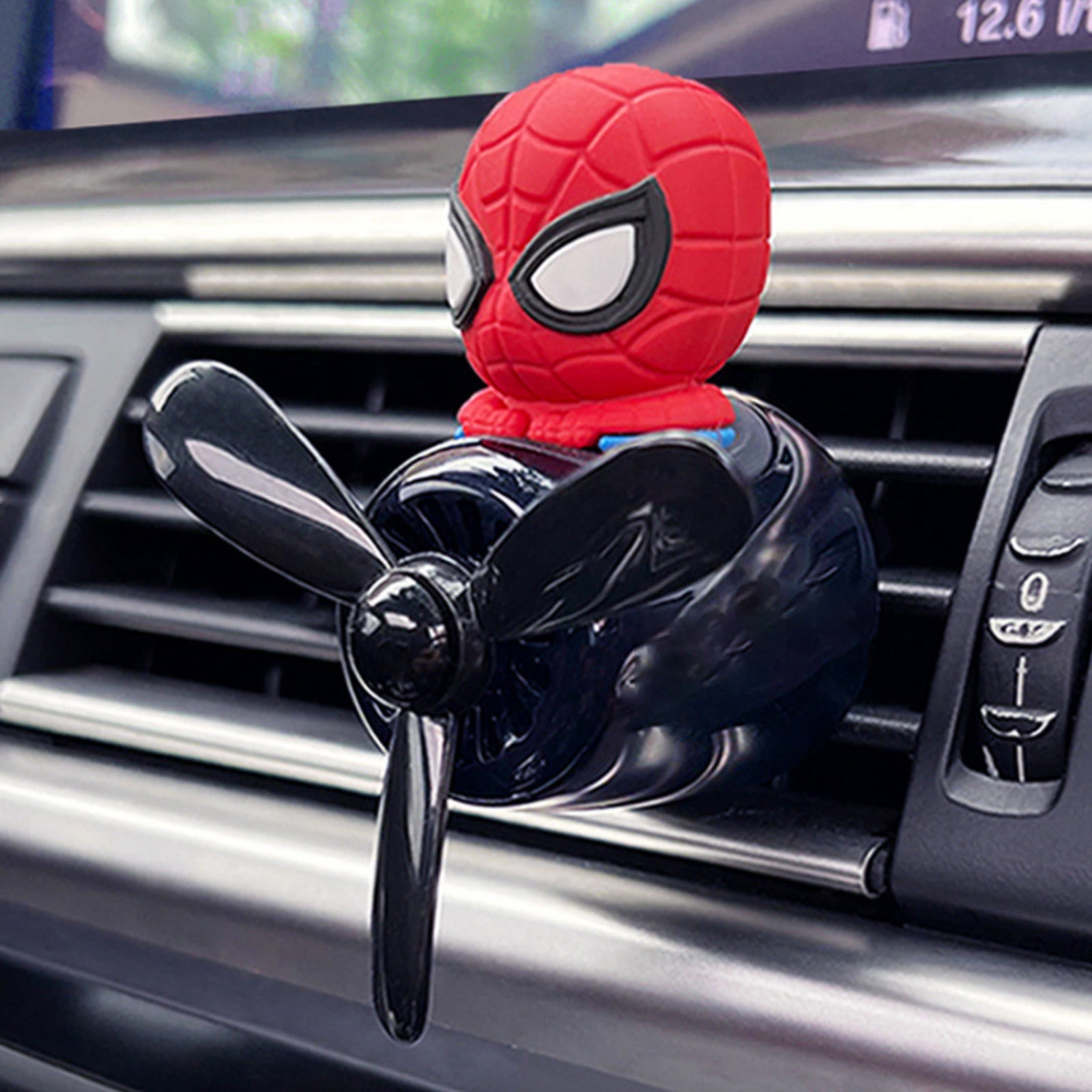 DJKDJL 3.93" Mini Spider Superhero Car Air Freshener, Cute Car Vent ...