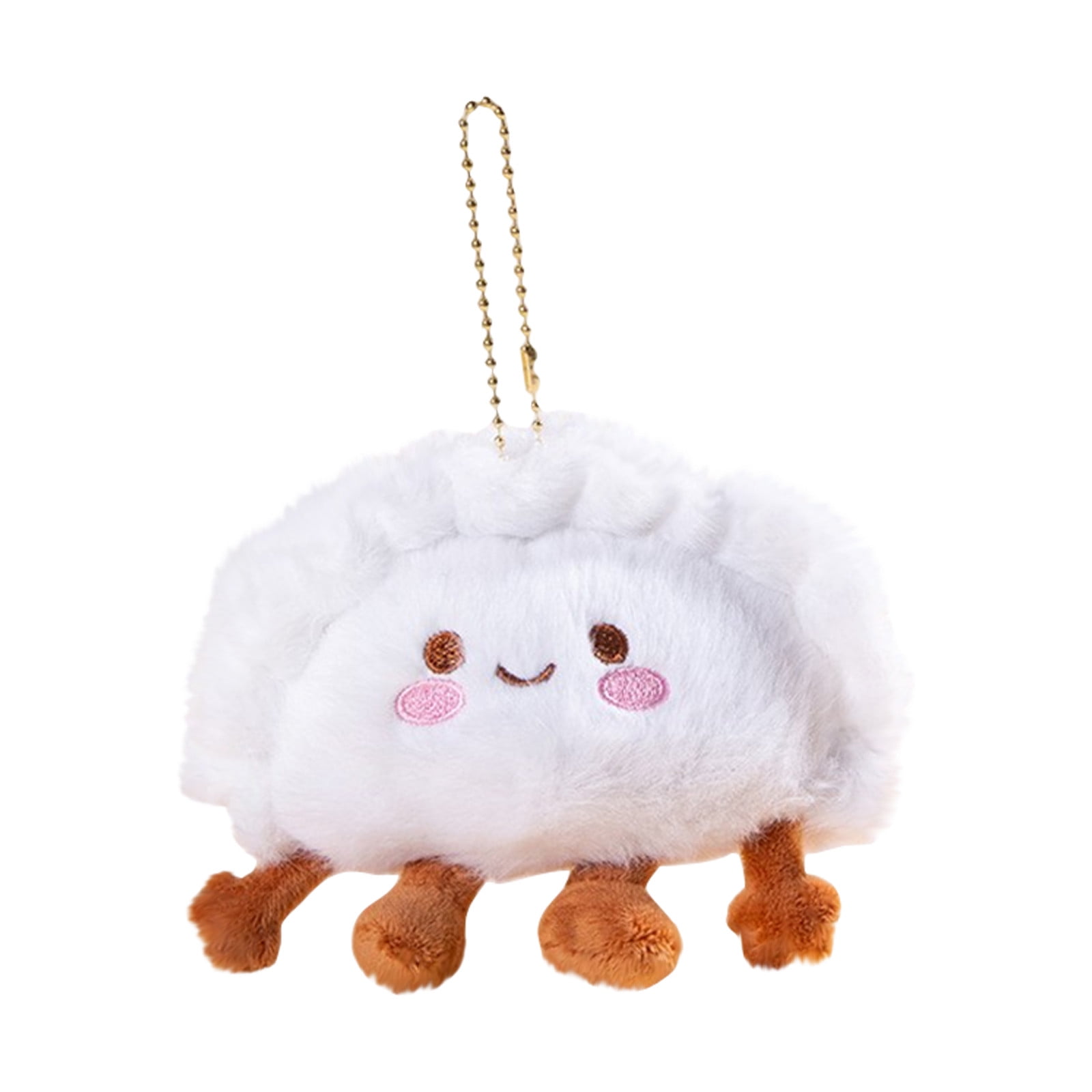 DJKDJL 3.93" Mini Stuffed Animal Plush Keychain, Cute Dumplings ...