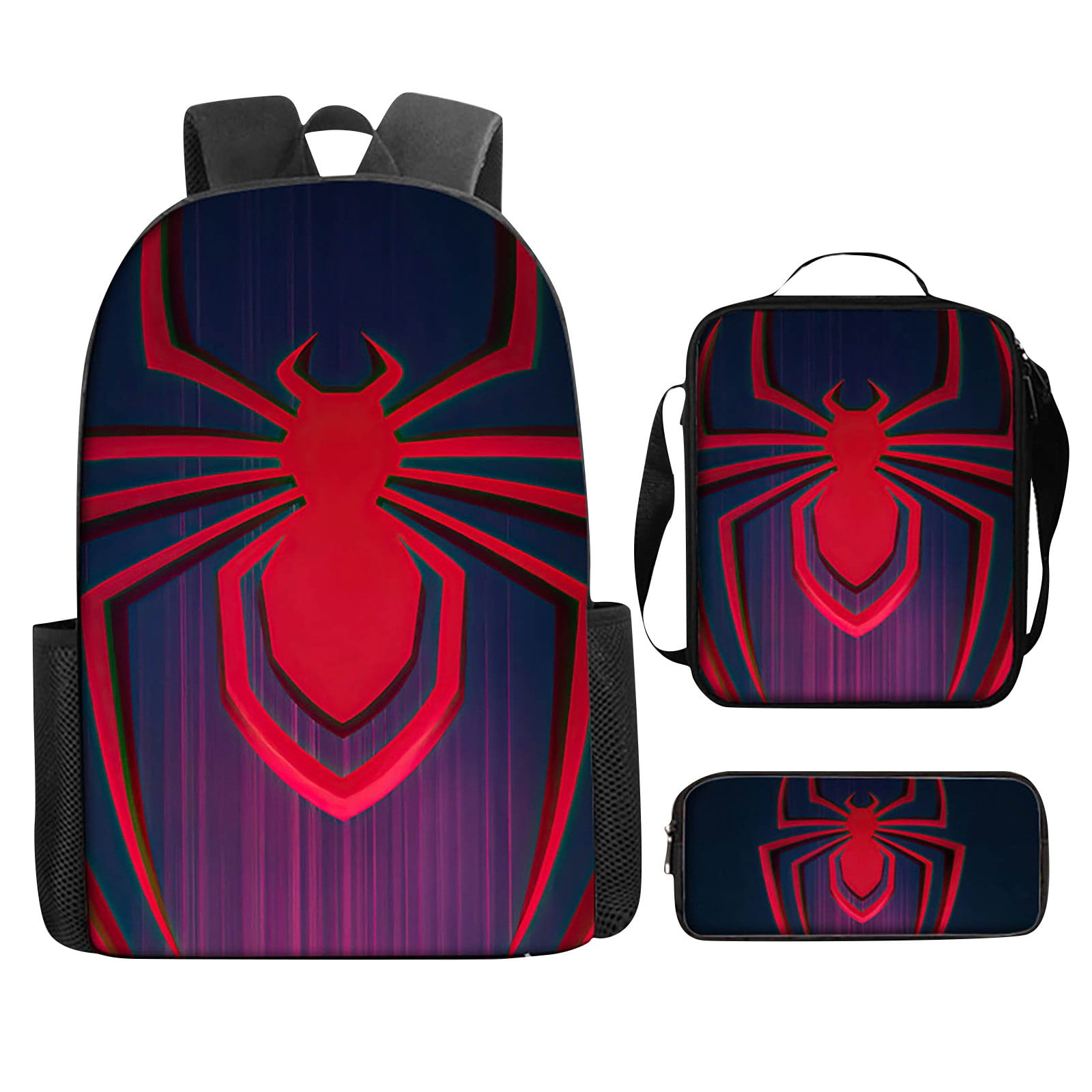 DJKDJL 3 PCS Spider Superhero Bookbag, Student Backpacks, Back to ...