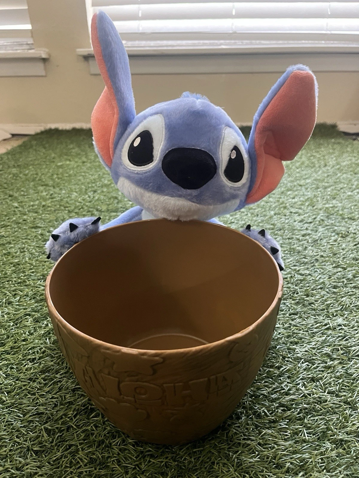 DJKDJL 5.91" Stitch 2025 Stuffed Animal Plush Popcorn Bucket, Cute ...