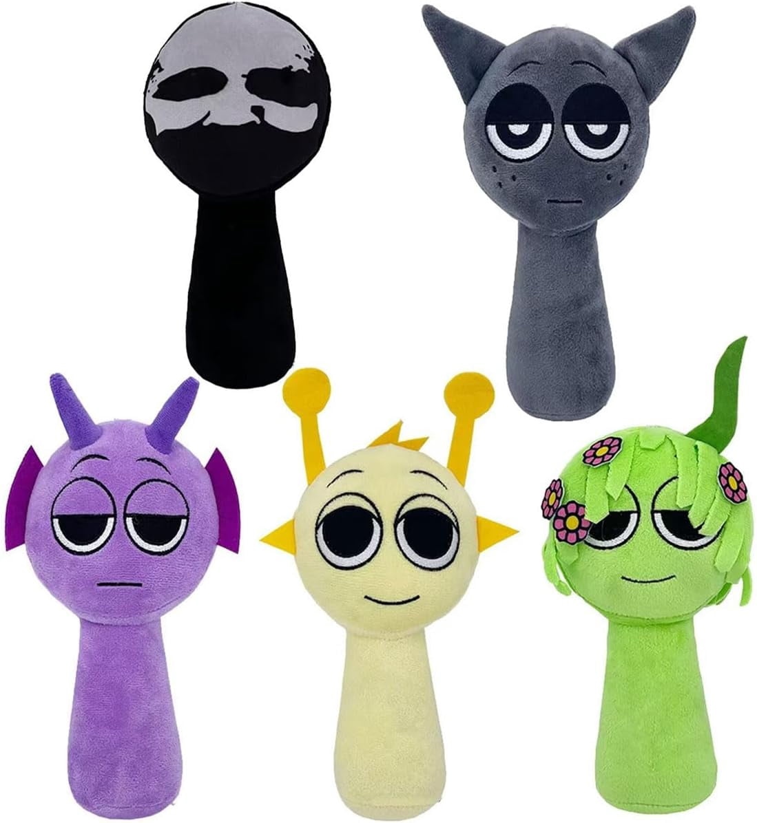 DJKDJL 5PCS Sprunki Plush, Sprunki Game Plush,Sprunki Christmas ...