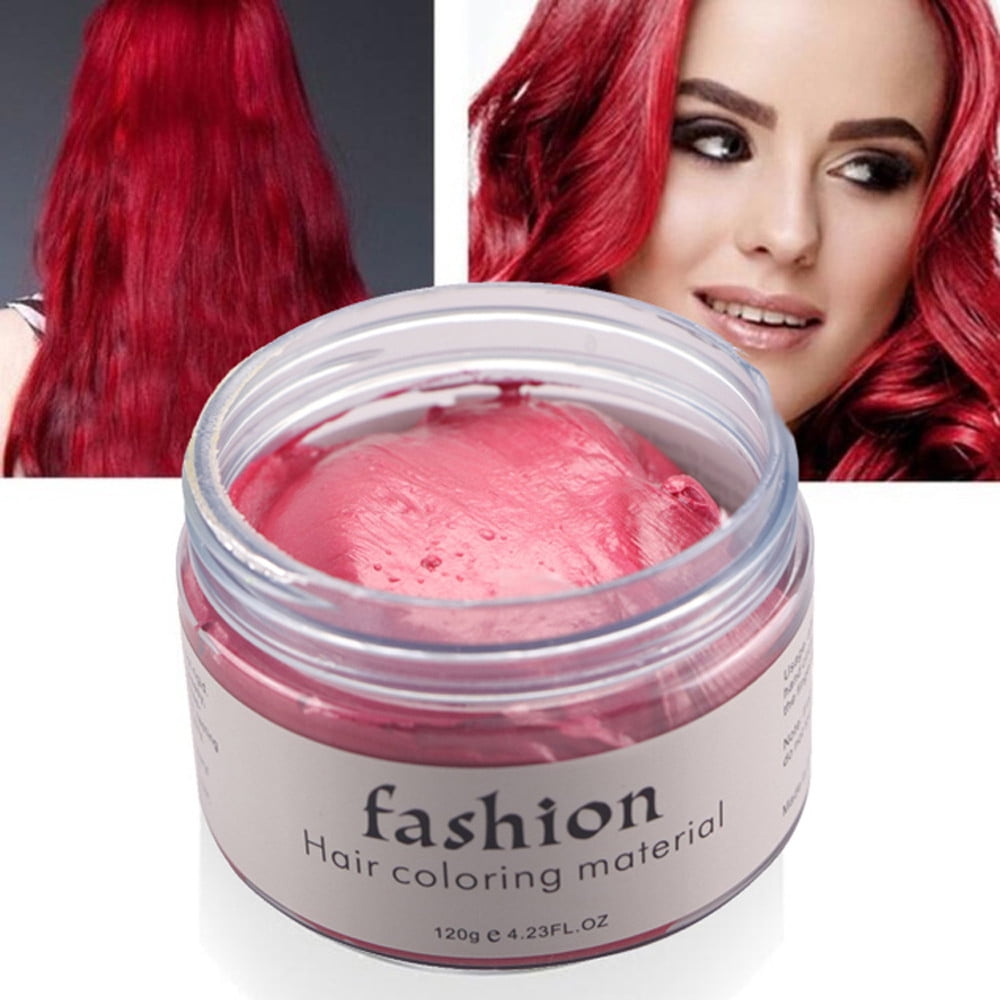 DJKDJL 7 Colors Unisex DIY Hair Color Wax Mud - Temporary Modeling ...