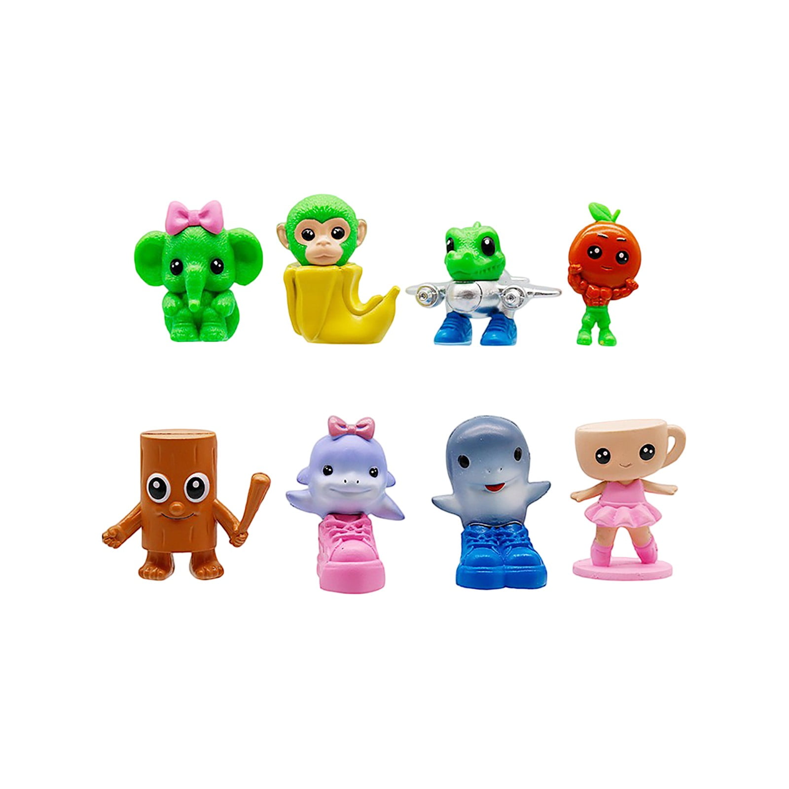 DJKDJL 8 PCS Italian Brainrot Toys Set, Funny Tung Tung Tung Sahur Toys ...