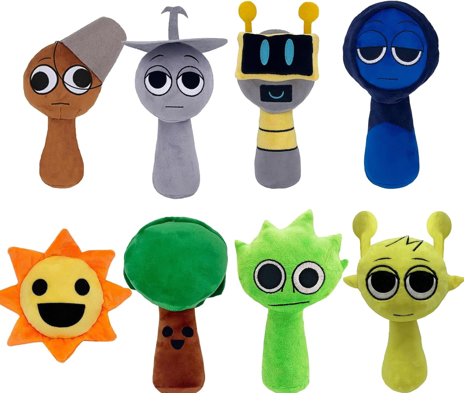 DJKDJL 8pcs Sprunki Plush Toys, Sprunki Horror Games Plushies Toy for ...