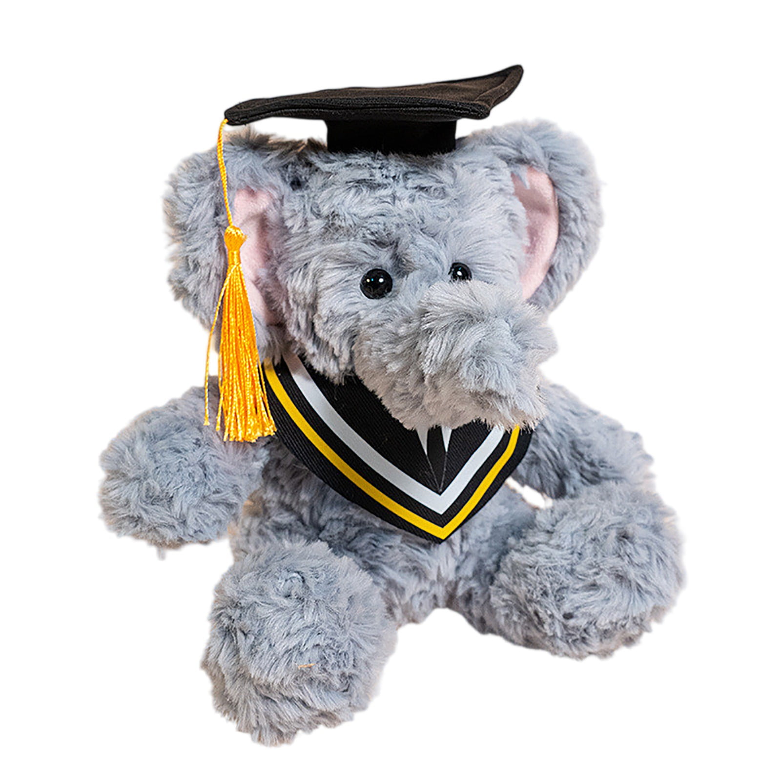 DJKDJL 9.84" Elephant Plush Toys, Soft Grey Elephant Stuffed Animal ...