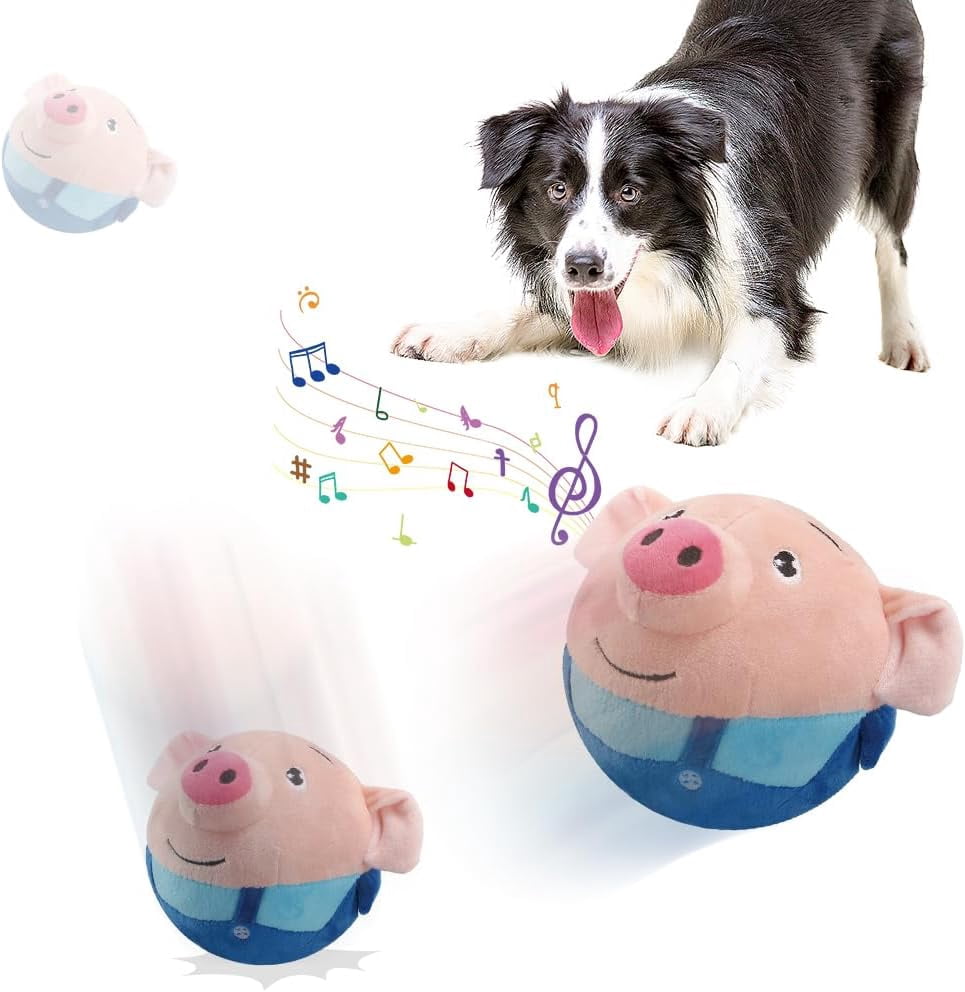 DJKDJL Active Moving Pet Plush Toy, 2024 New Talking Plush Toy Bouncing ...
