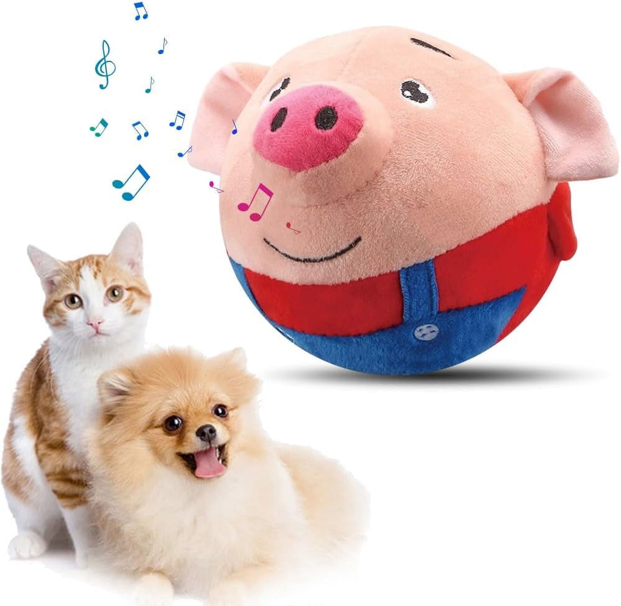 DJKDJL Active Moving Pet Plush Toy, Interactive Dog Toys Talking Moving ...