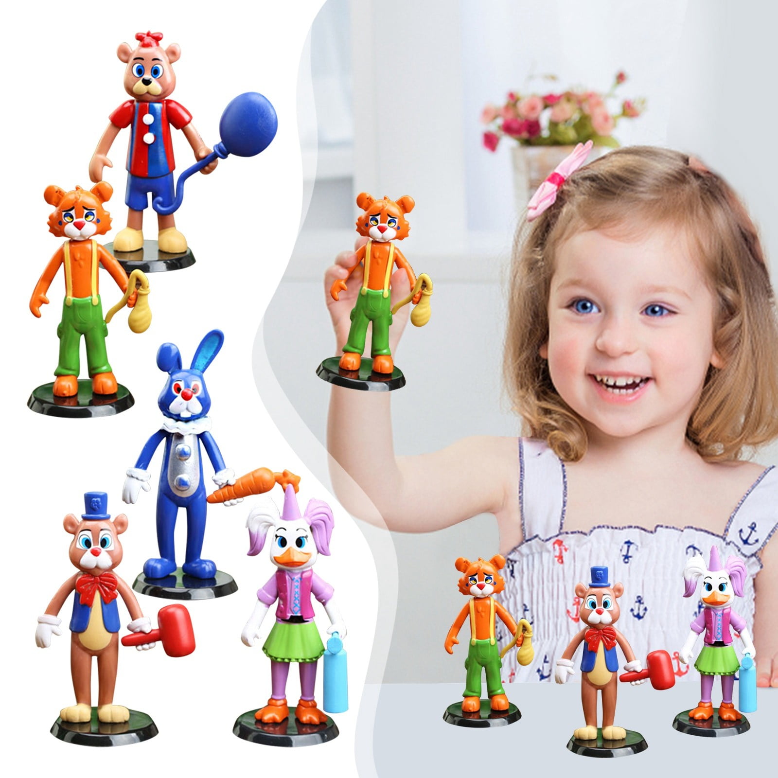 DJKDJL Horrible Trendy Toy 6 Pcs Five Nights at Freddy's Action Figures ...