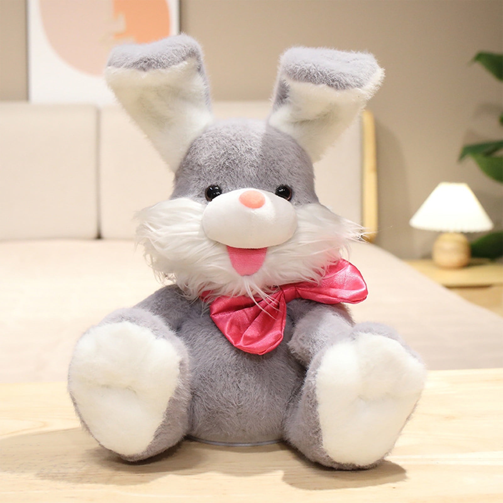 DJKDJL Bunny Stuffed Animal Baby Toys Talking Bunny Peek-A-Boo Toys ...