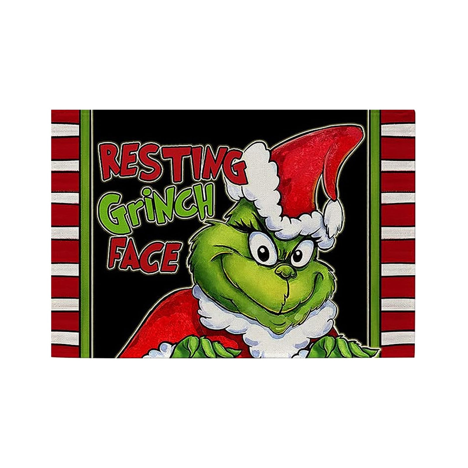 DJKDJL Cartoon Place MatsIndoor Decor, The Grinch Placemats, 17.55*11.7 ...