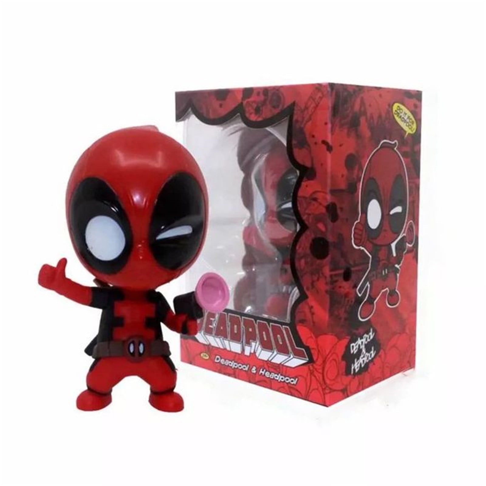 DJKDJL Chibi Deadpool Action Figures Toys for Ages 5-7 3.9 In Deadpool ...