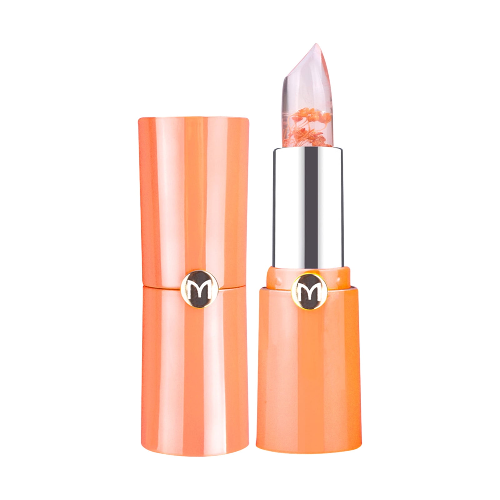 DJKDJL Crystal Jelly Flower Lipstick - Temperature Color Change, Long ...
