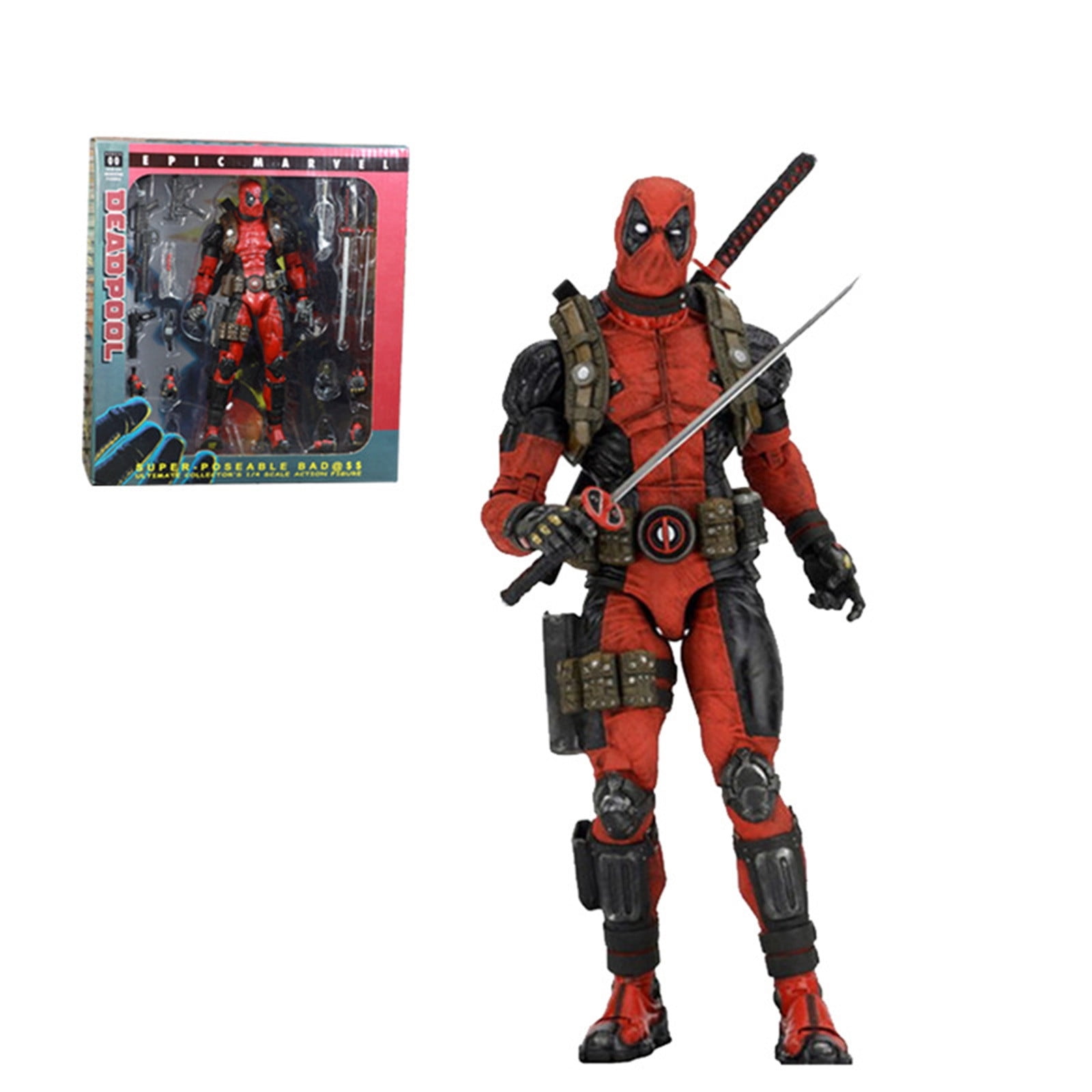 DJKDJL Deadpool Figure Toy PVC Movie Merch Set Action Figures ...