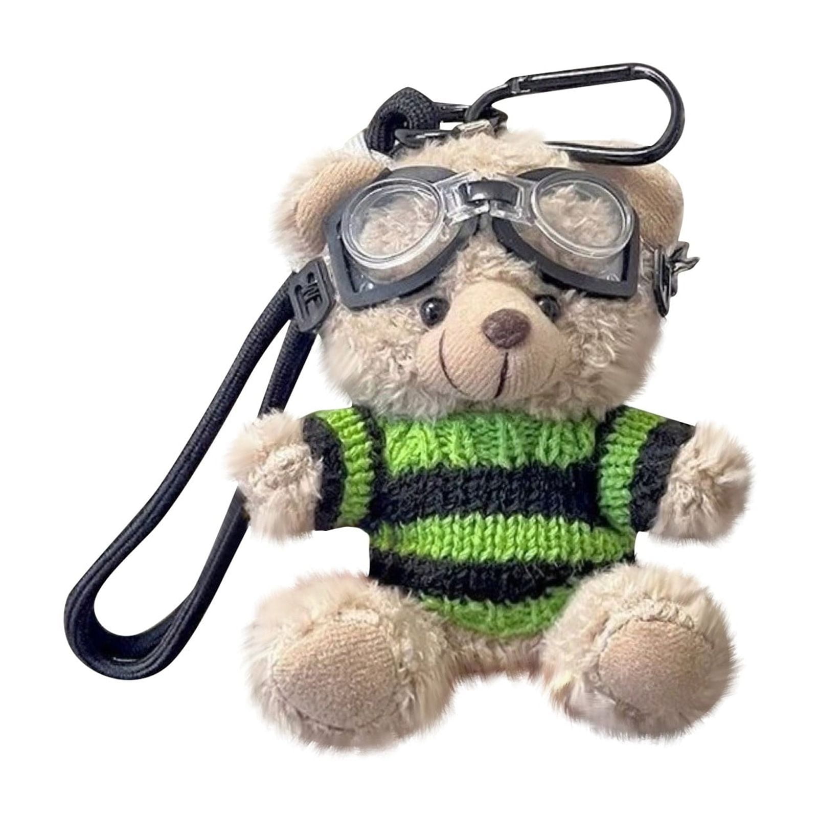 DJKDJL Diver Teddy Bear Keychains Plush Backpack Wallet Pendant Toy ...