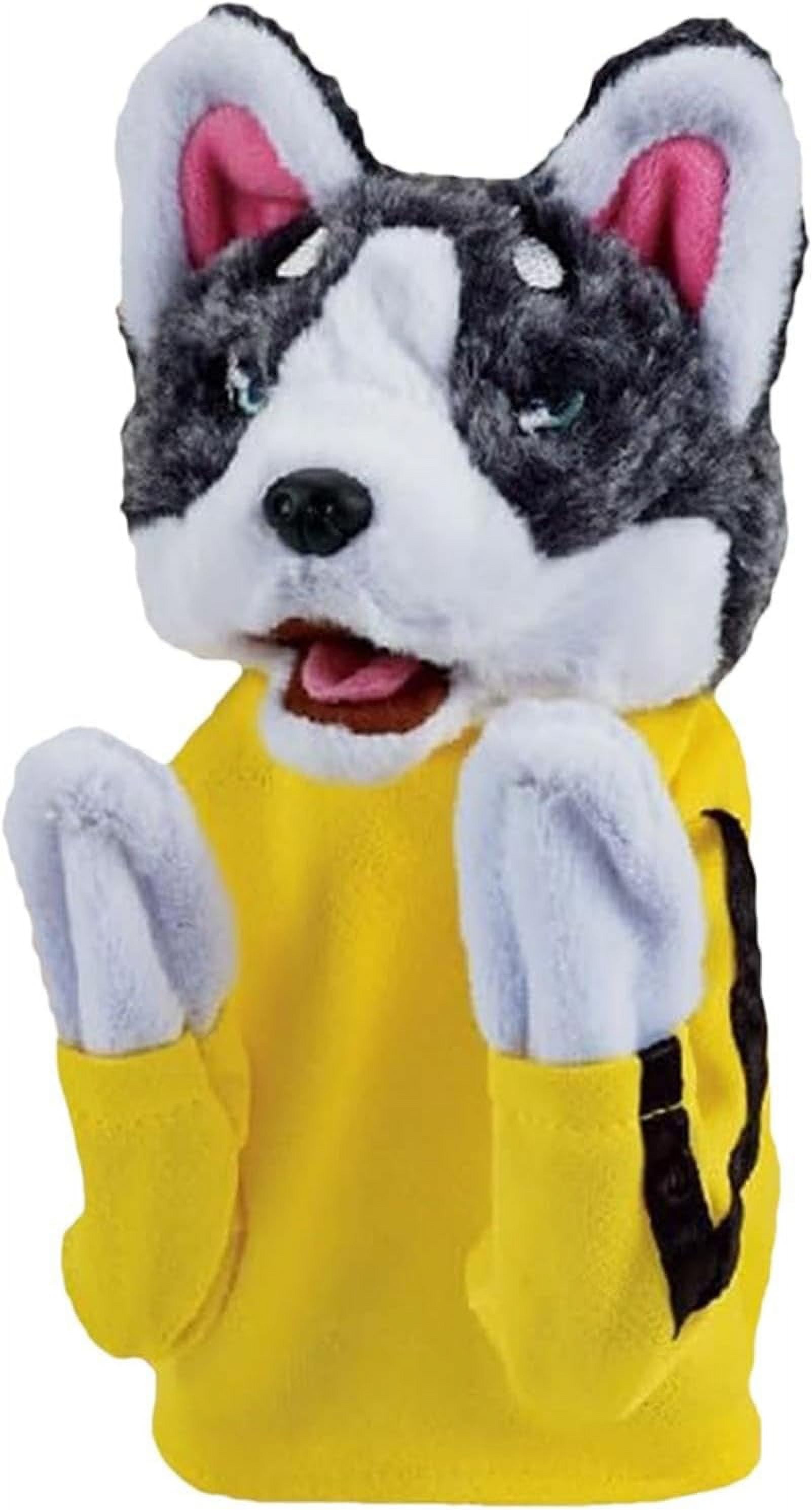 DJKDJL Dog Boxing Hand Puppet Toy, Husky Hand Puppets Toys, KungFu Dog ...