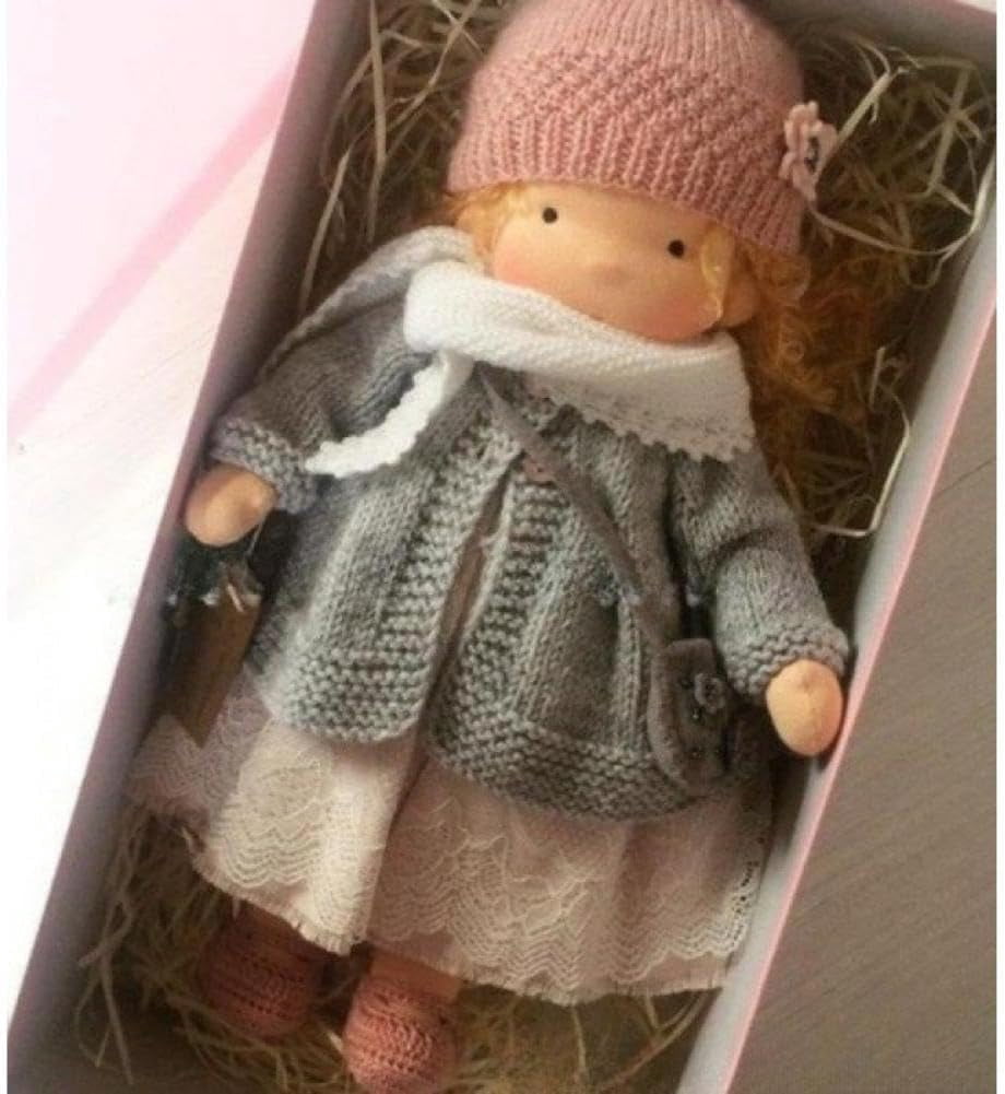 DJKDJL Dolls Handmade 12" Handmade Waldorf Doll Plush Toy, Soft Cute ...