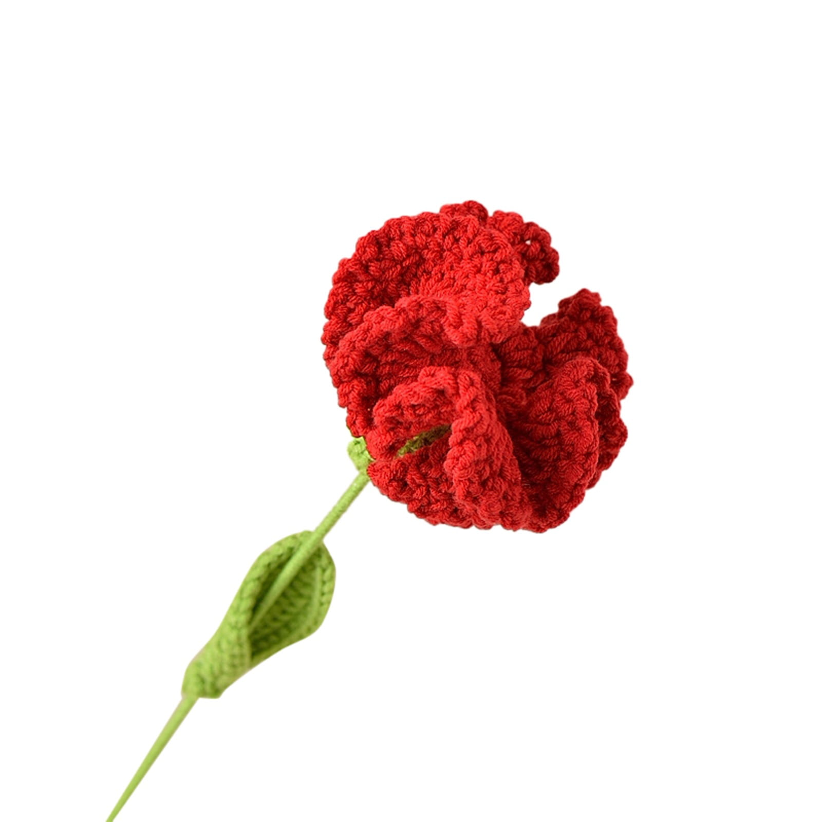 DJKDJL Elegant Crocheted Carnations Bouquet, Artificial Flowers, Mother ...