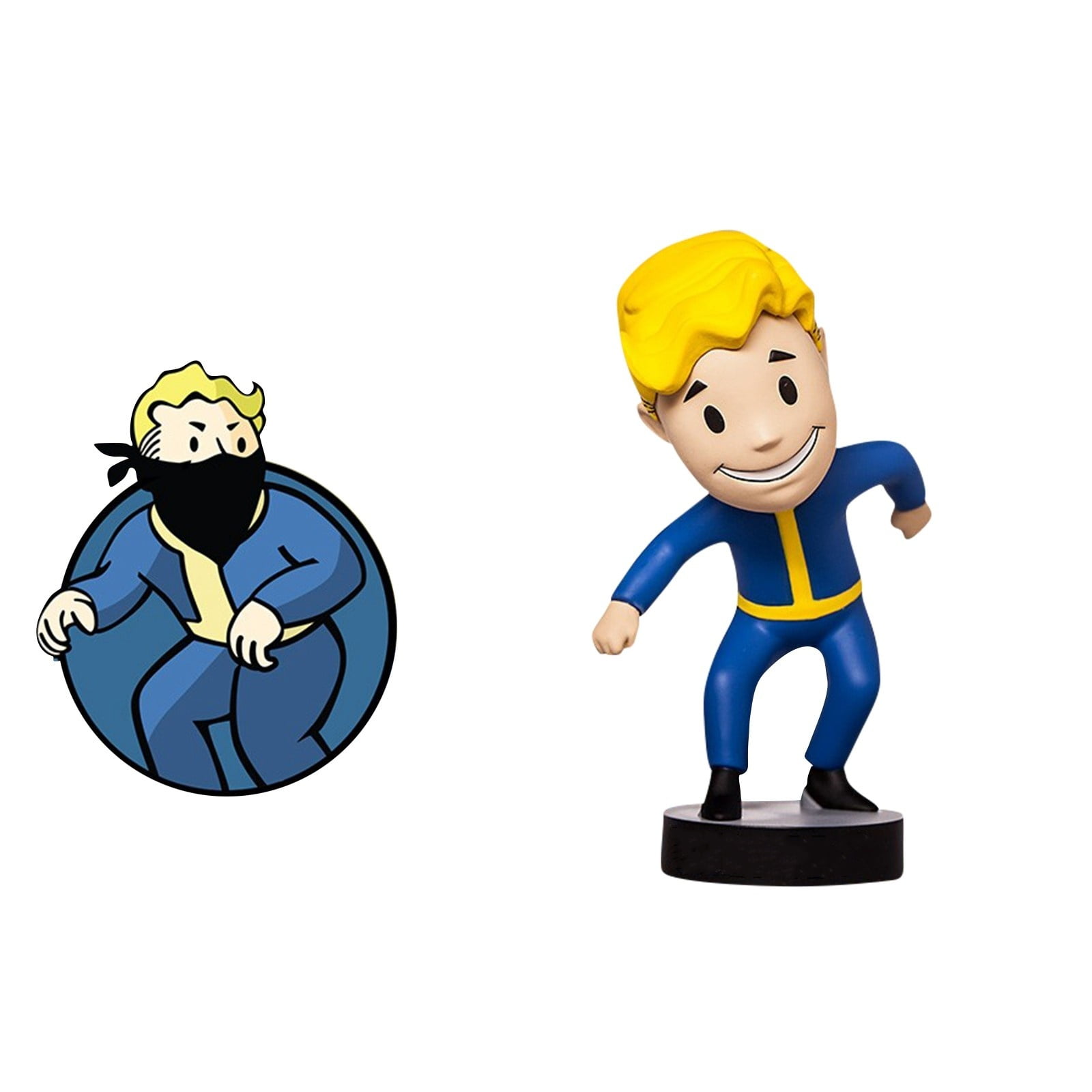 DJKDJL Fallout Vault Boy Bobblehead Figure Toy - 5.9" Fallout Vault Boy ...