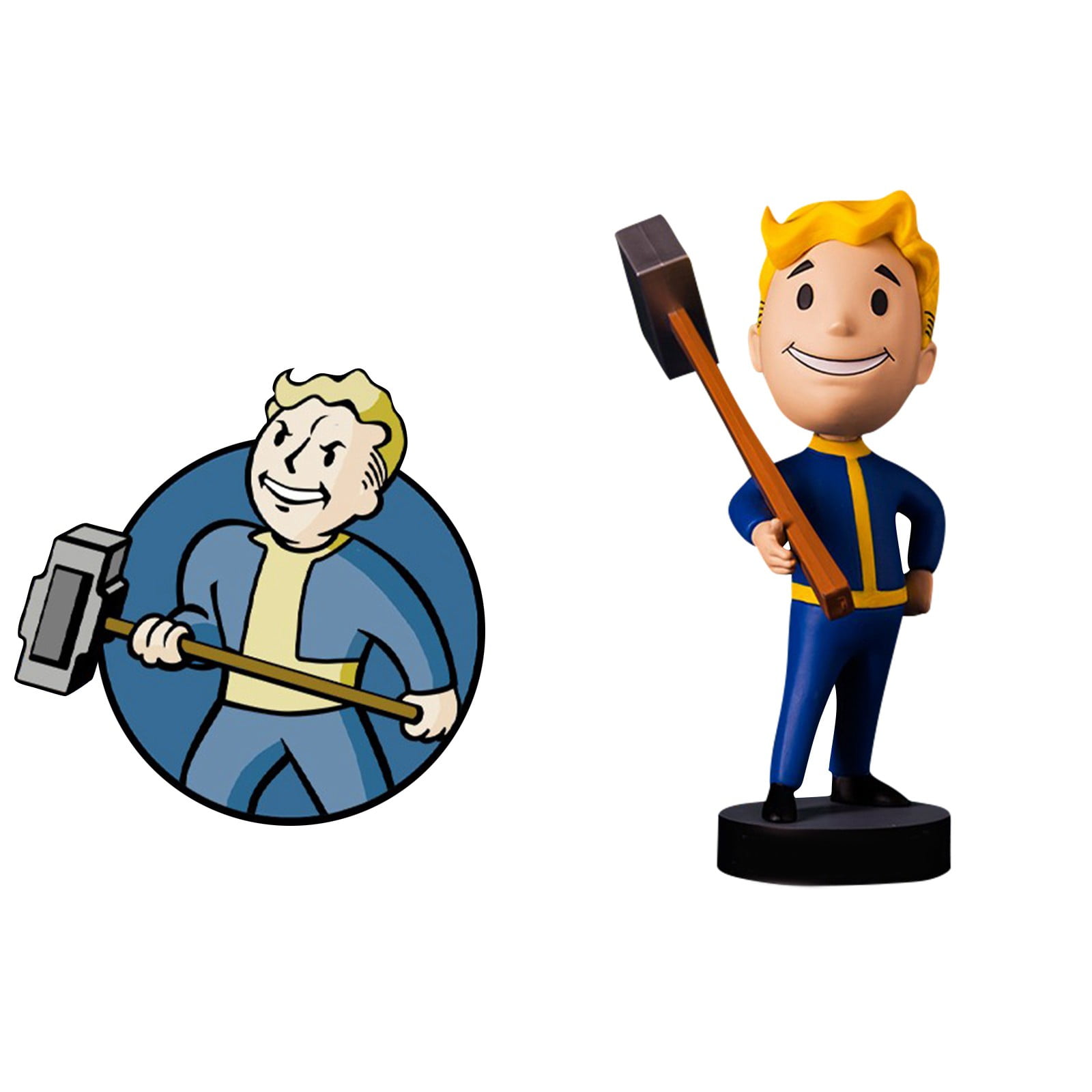 DJKDJL Fallout Vault Boy Figures - 5.9" Fallout Series Vault Boy ...