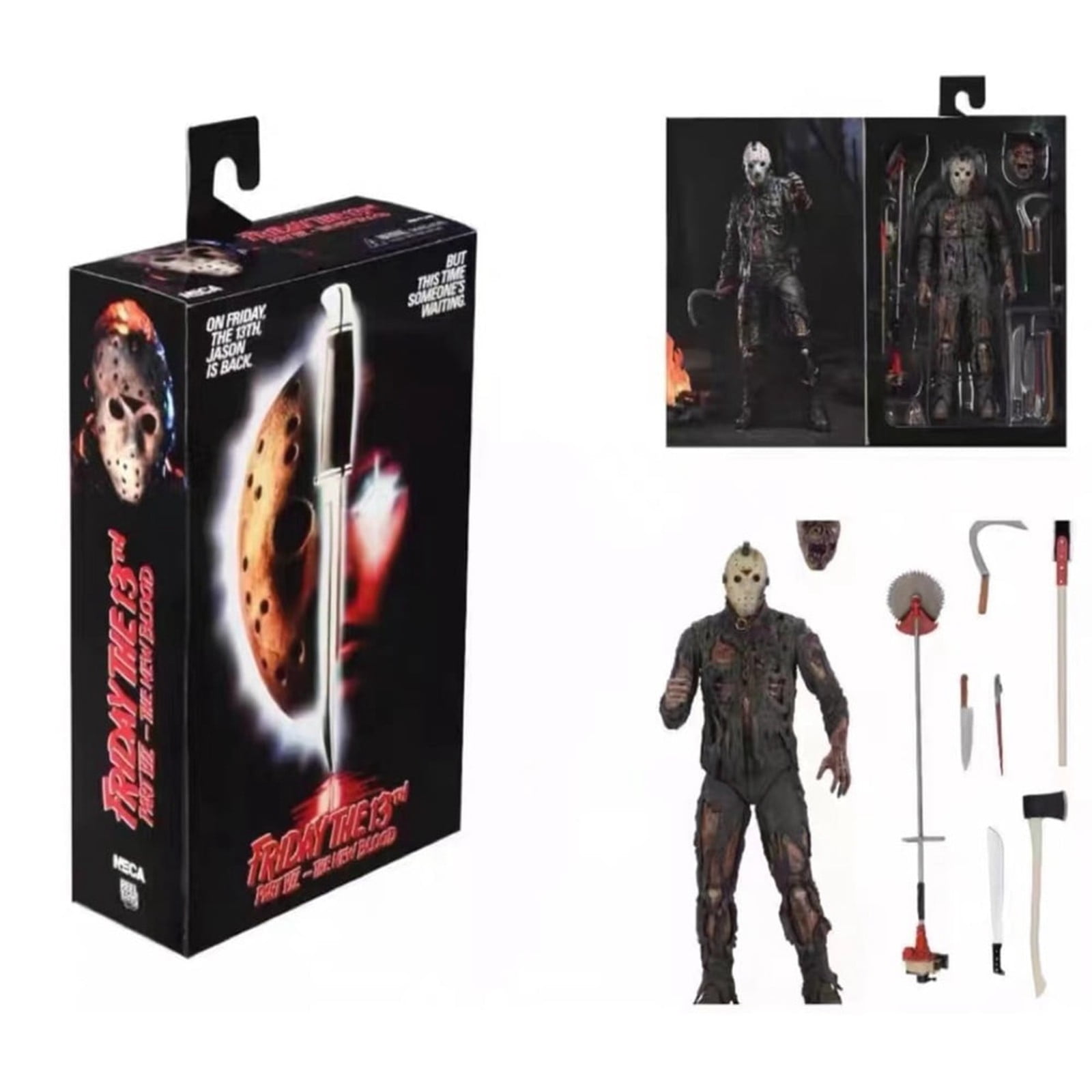 DJKDJL Friday the 13th Action Figures Movable Joint Model Hand Set ...
