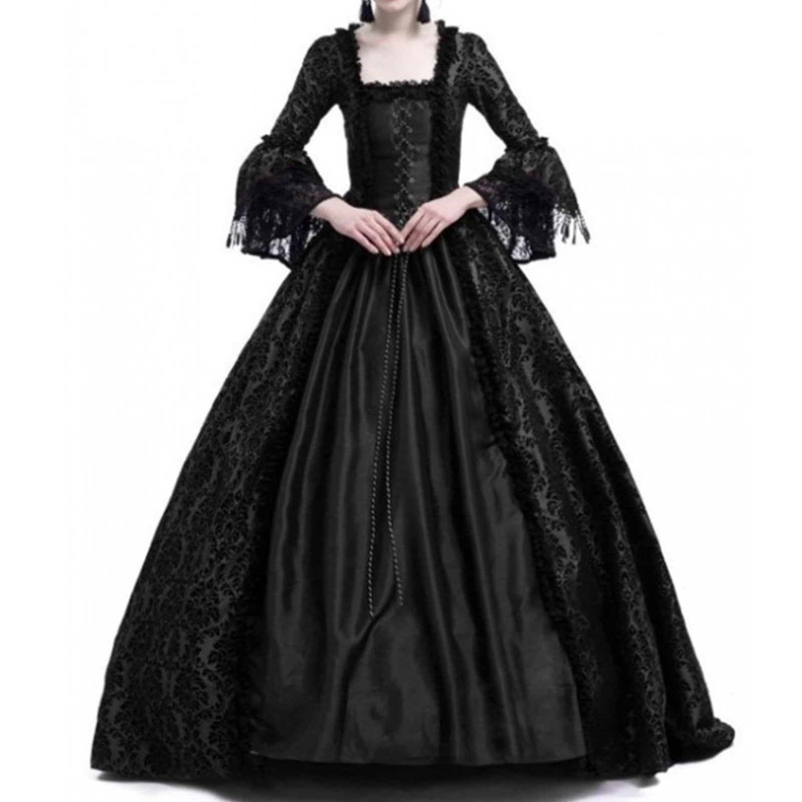 DJKDJL Gothic Medieval Renaissance Costume Cosplay Halloween Costumes ...