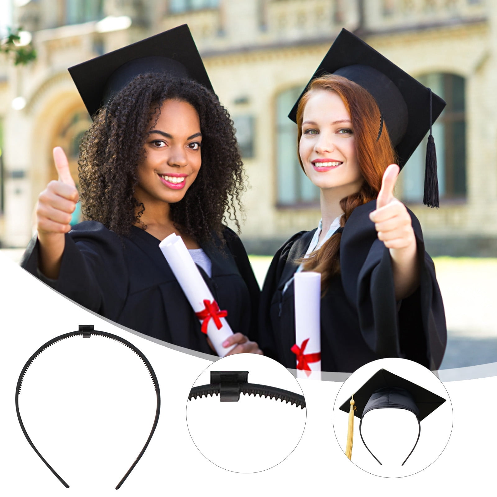 DJKDJL Graduation Cap Headband Grad Cap Headband Insert 2024 - Securely ... DJKDJL Graduation Cap Headband Grad Cap Headband Insert 2024 - Securely ...