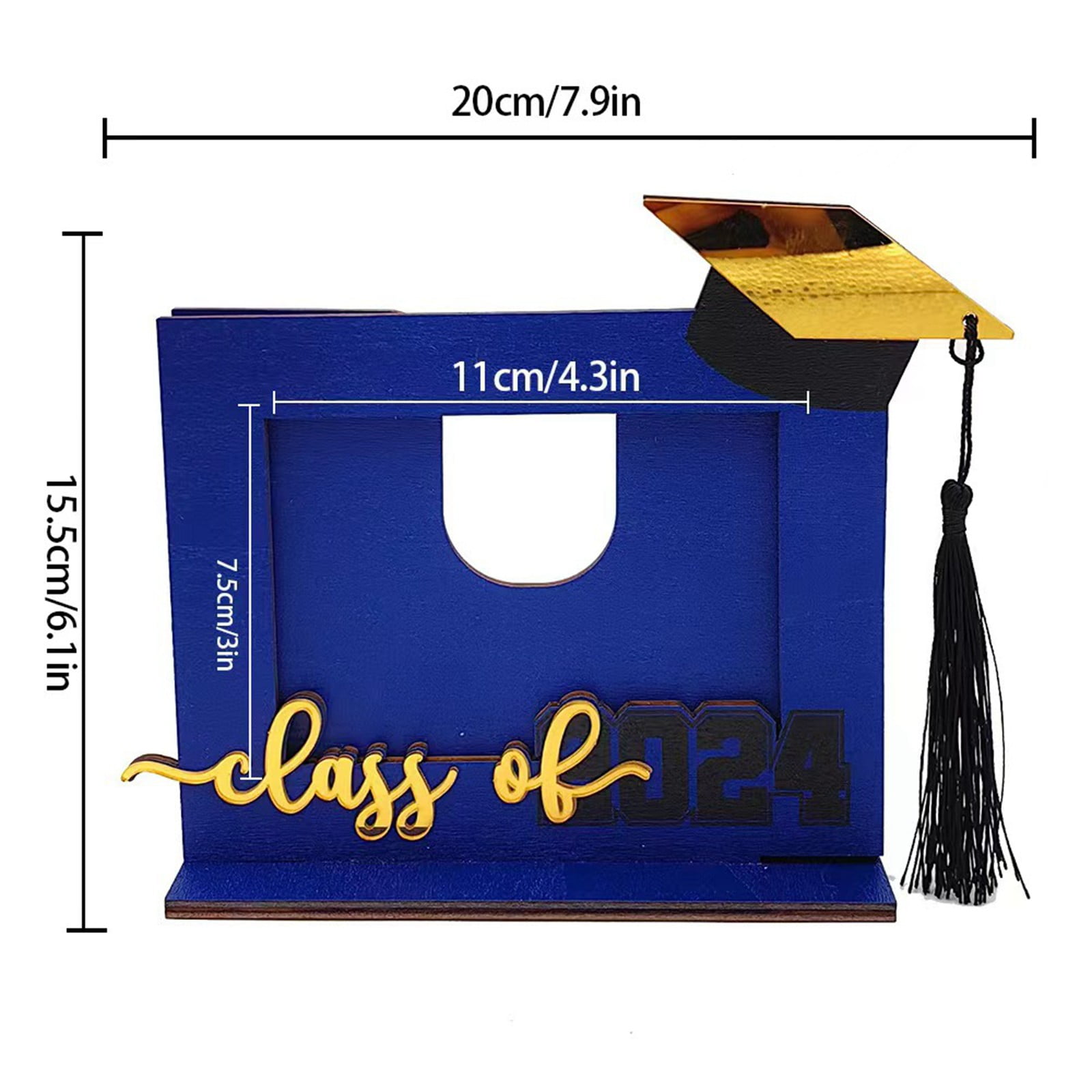 DJKDJL Graduation Decorations Class of 2024: Exclusive Wooden Picture ...