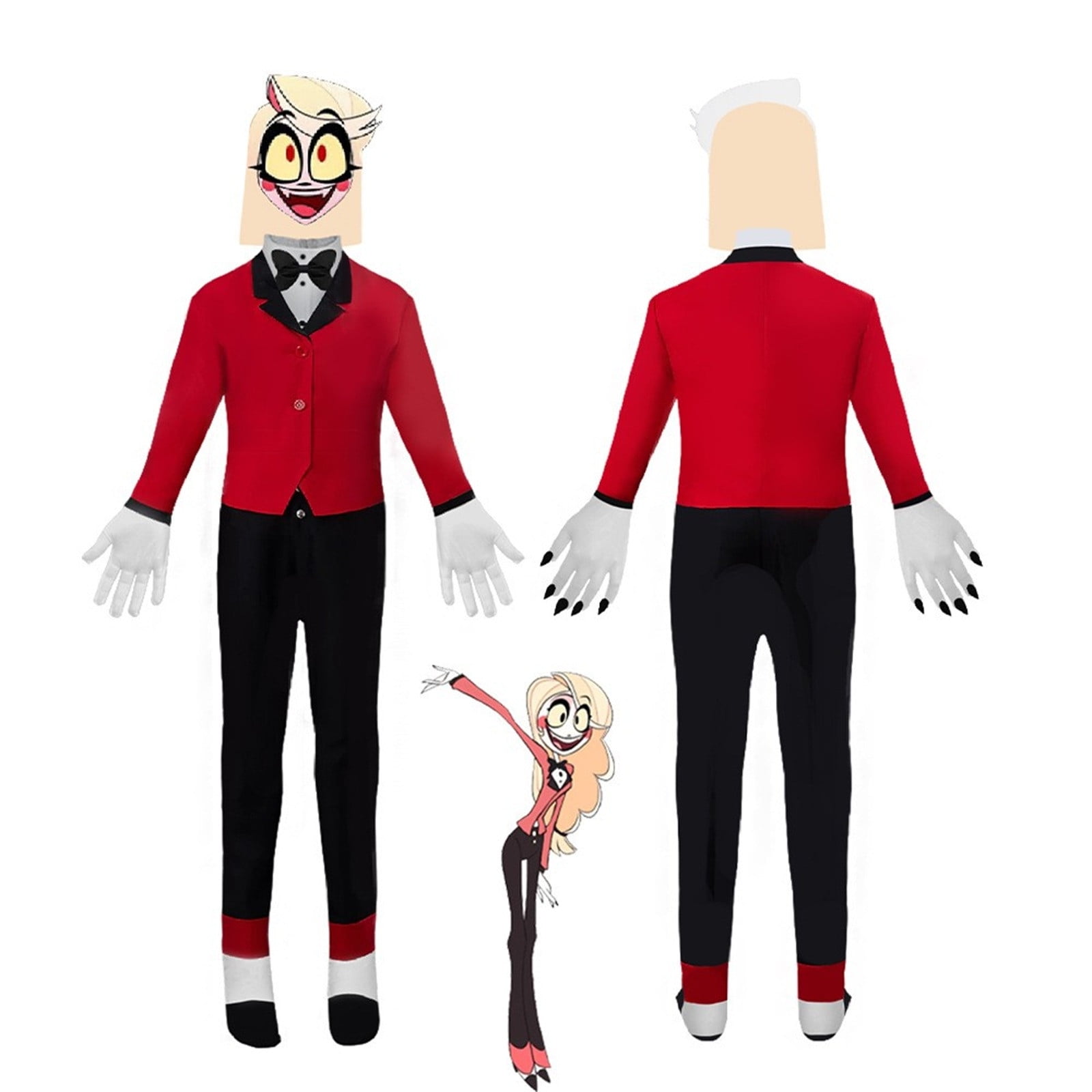 DJKDJL Halloween Costumes Hazbin Hotel Costume Dress Up Anime Party ...