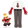 DJKDJL Halloween Costumes Inside Out 2 Costume Animation Cosplay Anger ...