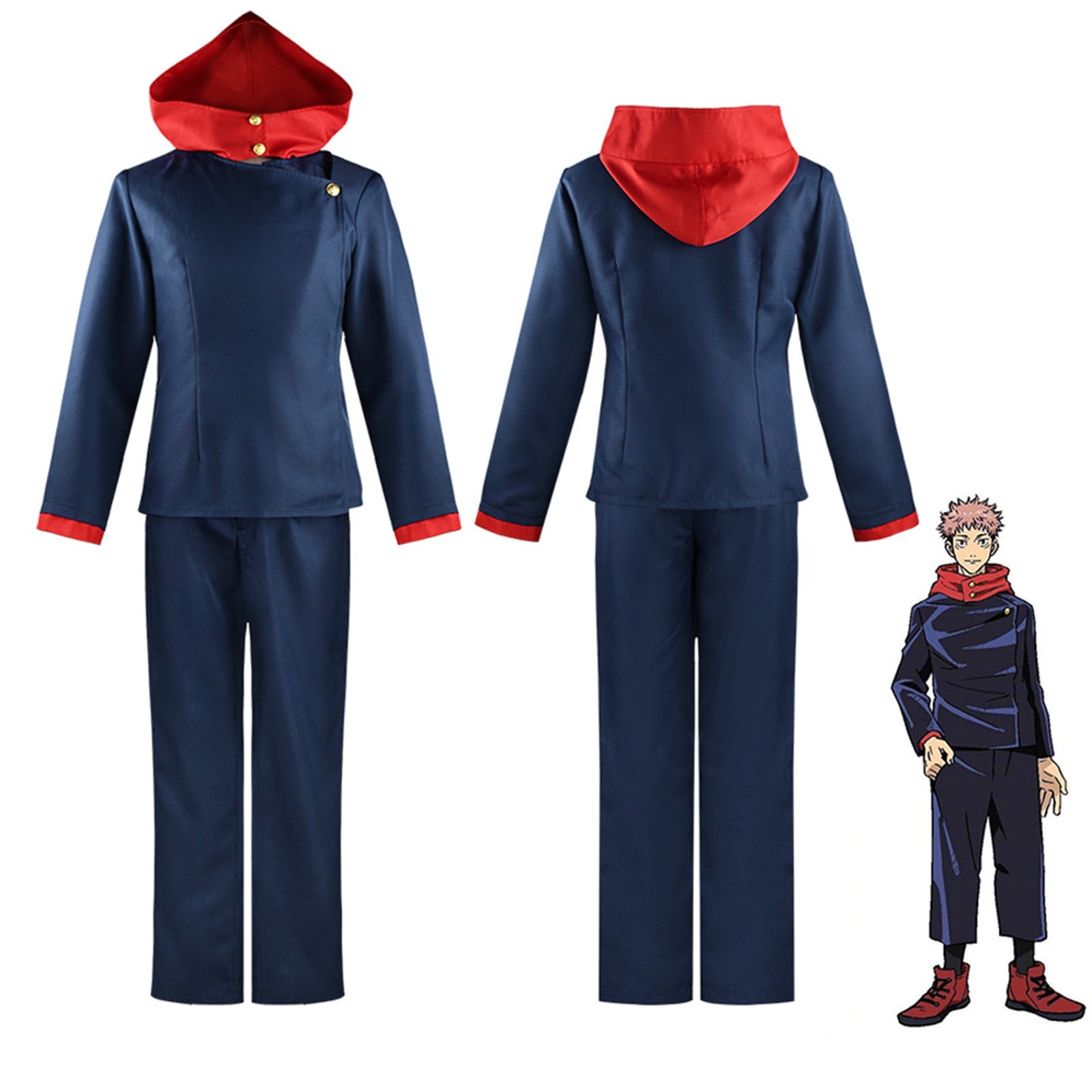 DJKDJL Halloween Costumes Itadori Yuji Outfits Jujutsu Kaisen Quality ...