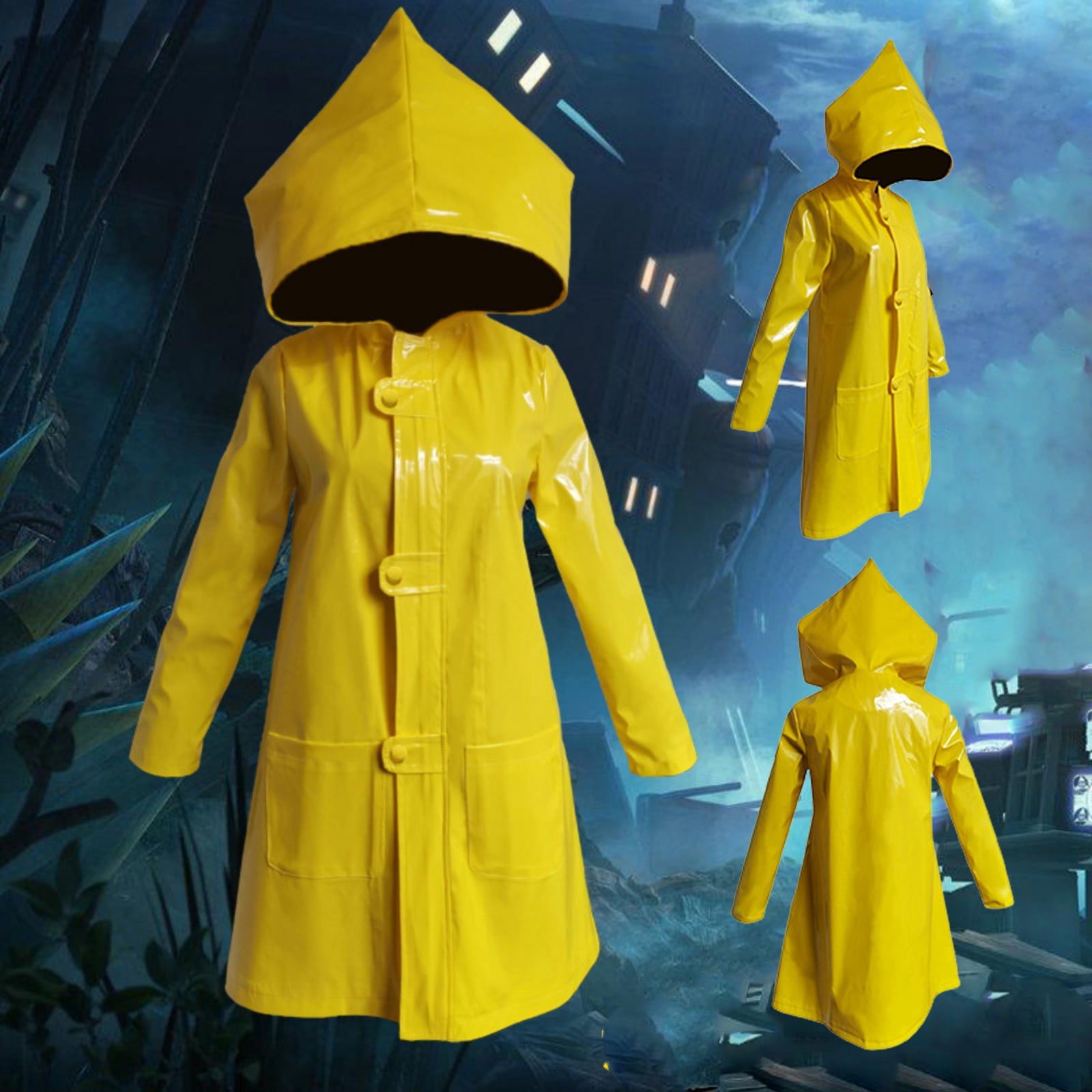 DJKDJL Halloween Costumes SIX Yellow Raincoat Outfit Dress Up Little ...