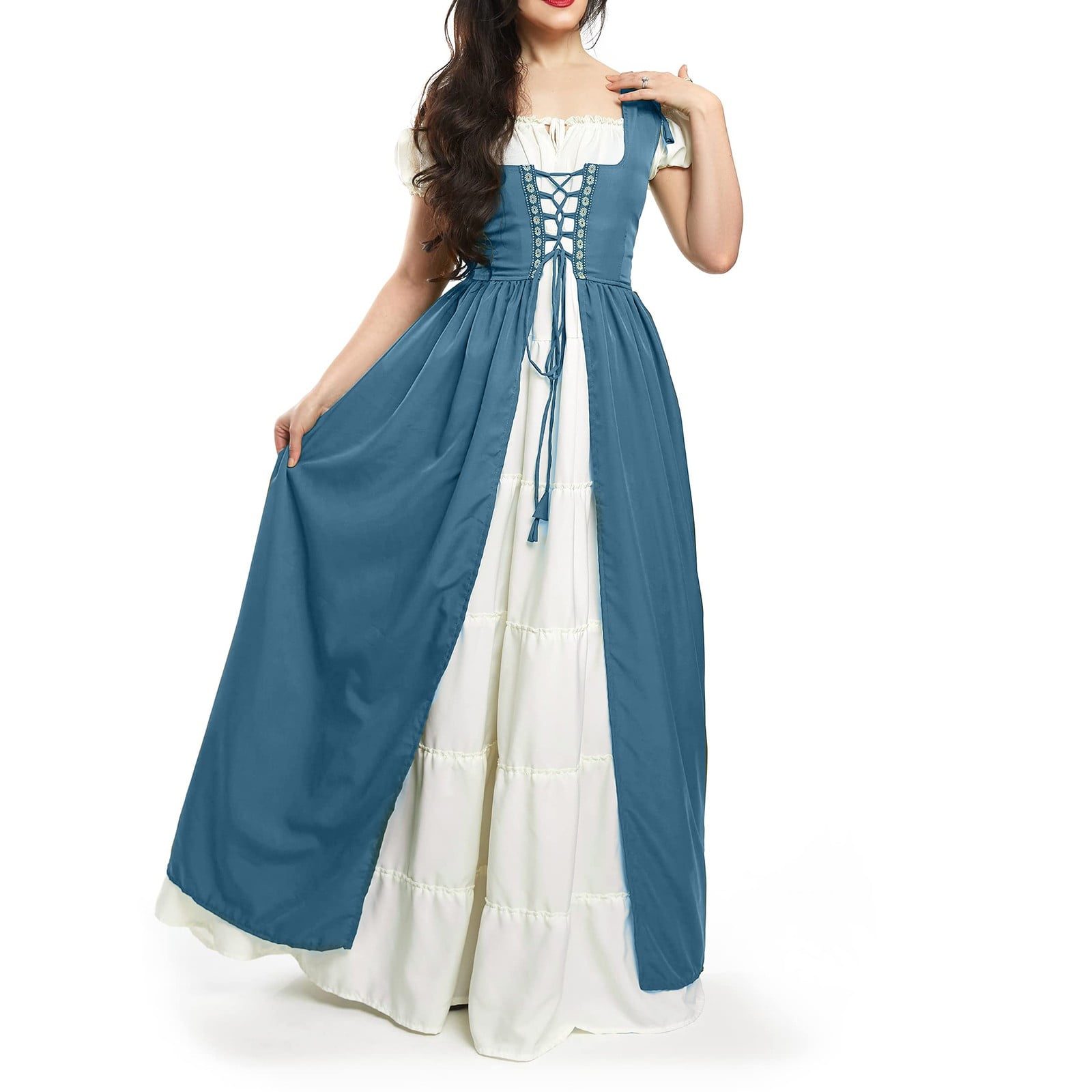 DJKDJL Halloween Costumes Waist and Square Neck Set of 2 Dress Up ...