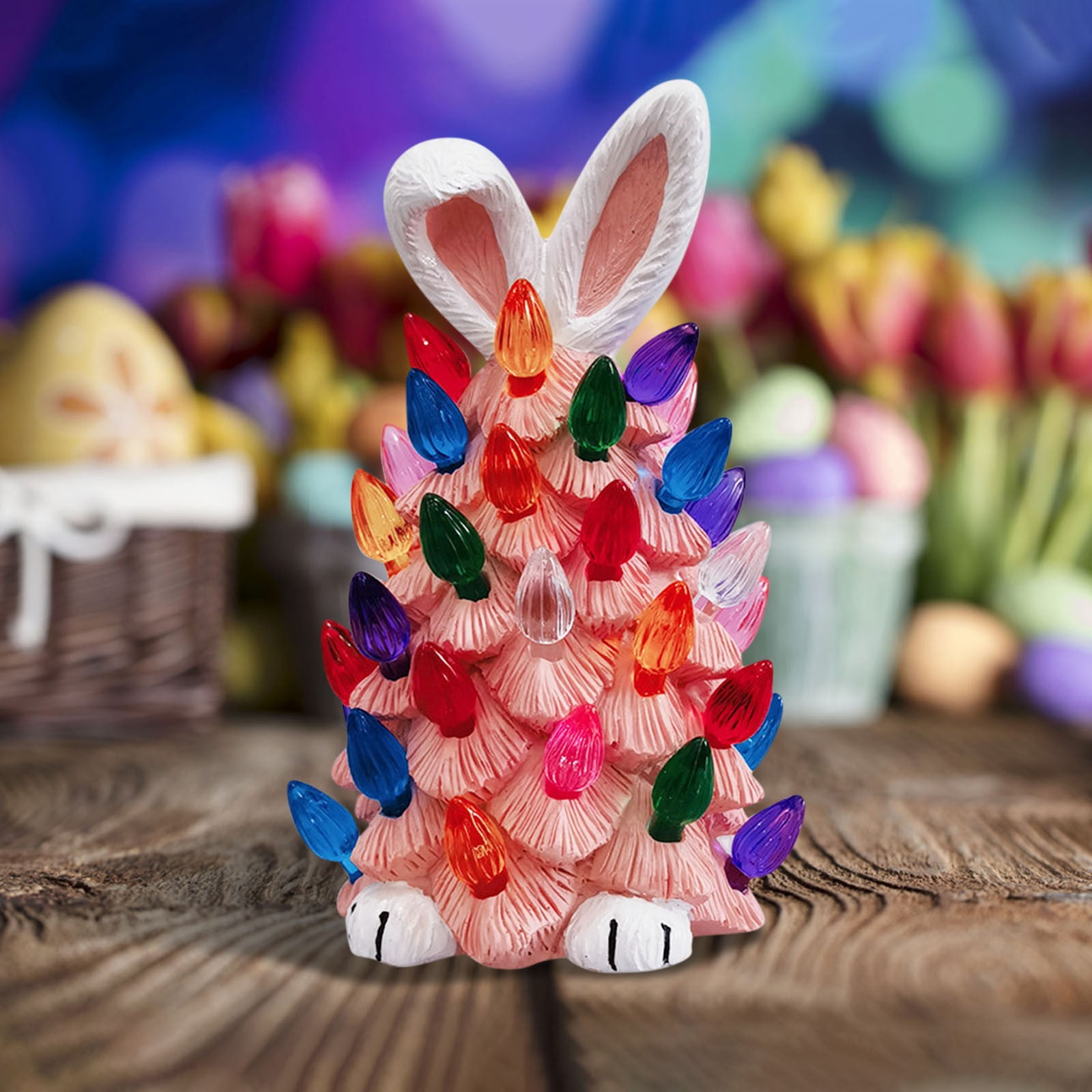 DJKDJL Happy Easter Rabbit Tree Decorative Tree Ornaments, Holiday ...