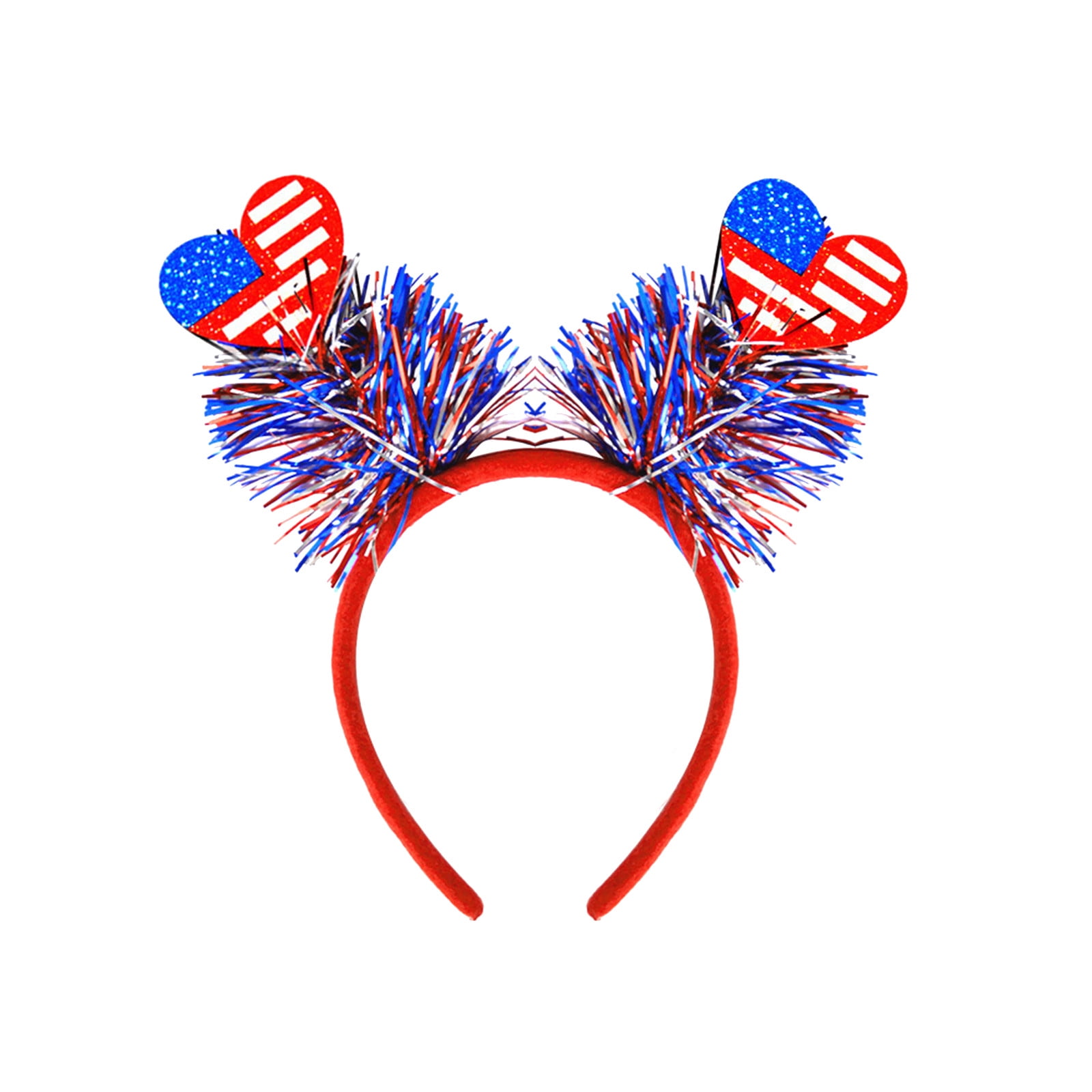 DJKDJL Independence Day Headbands with Sparkling Glitter, American Flag ...