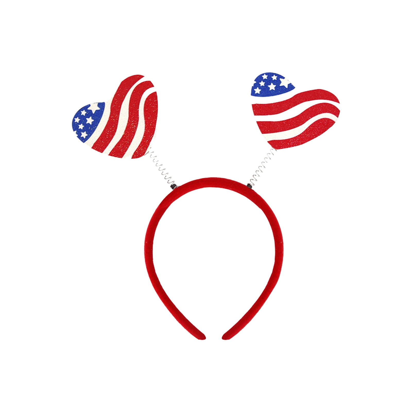DJKDJL Independence Day Headbands with Sparkling Glitter, American Flag ...