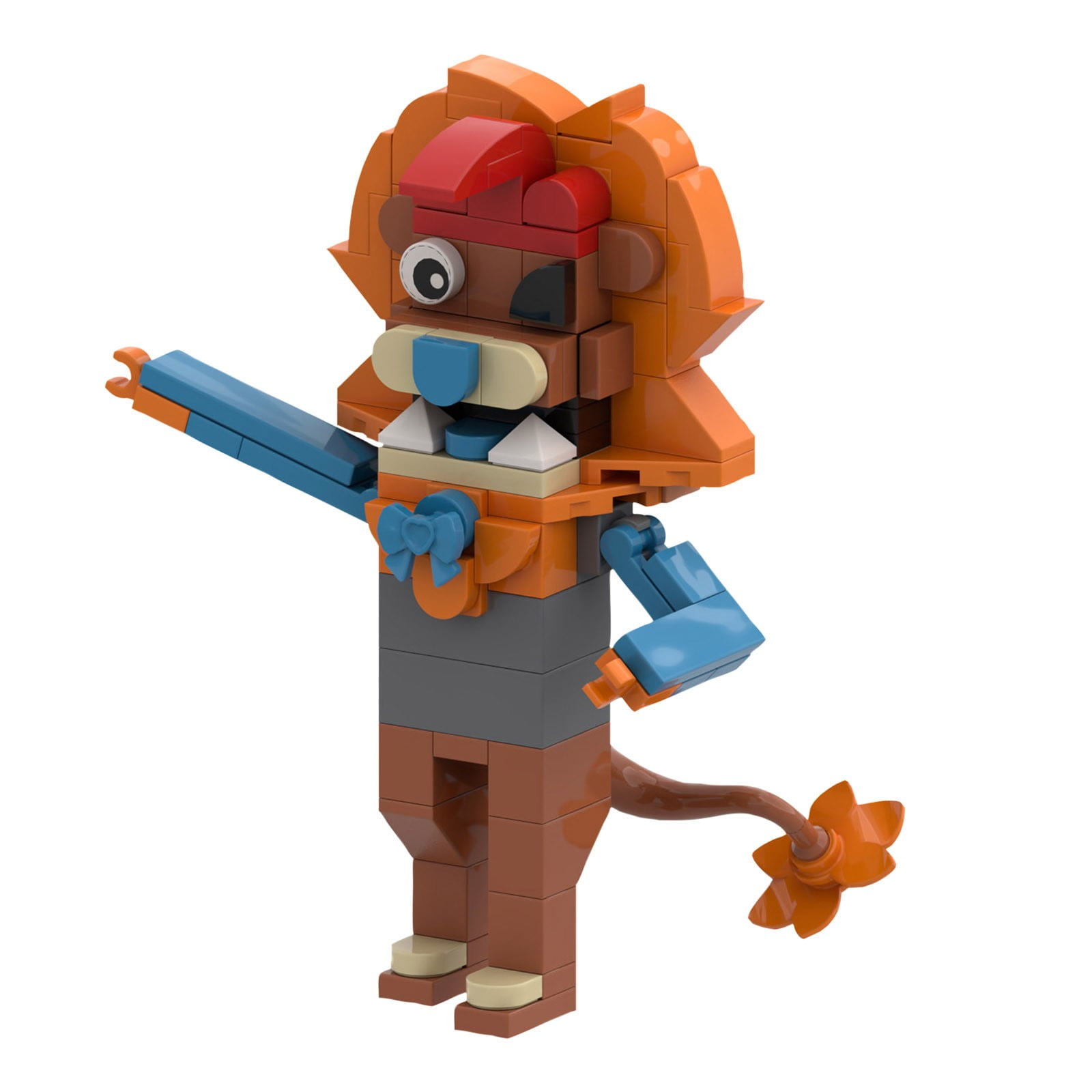 DJKDJL Indio Park Action Figures Lloyd the Lion A Building Blocks Cute ...