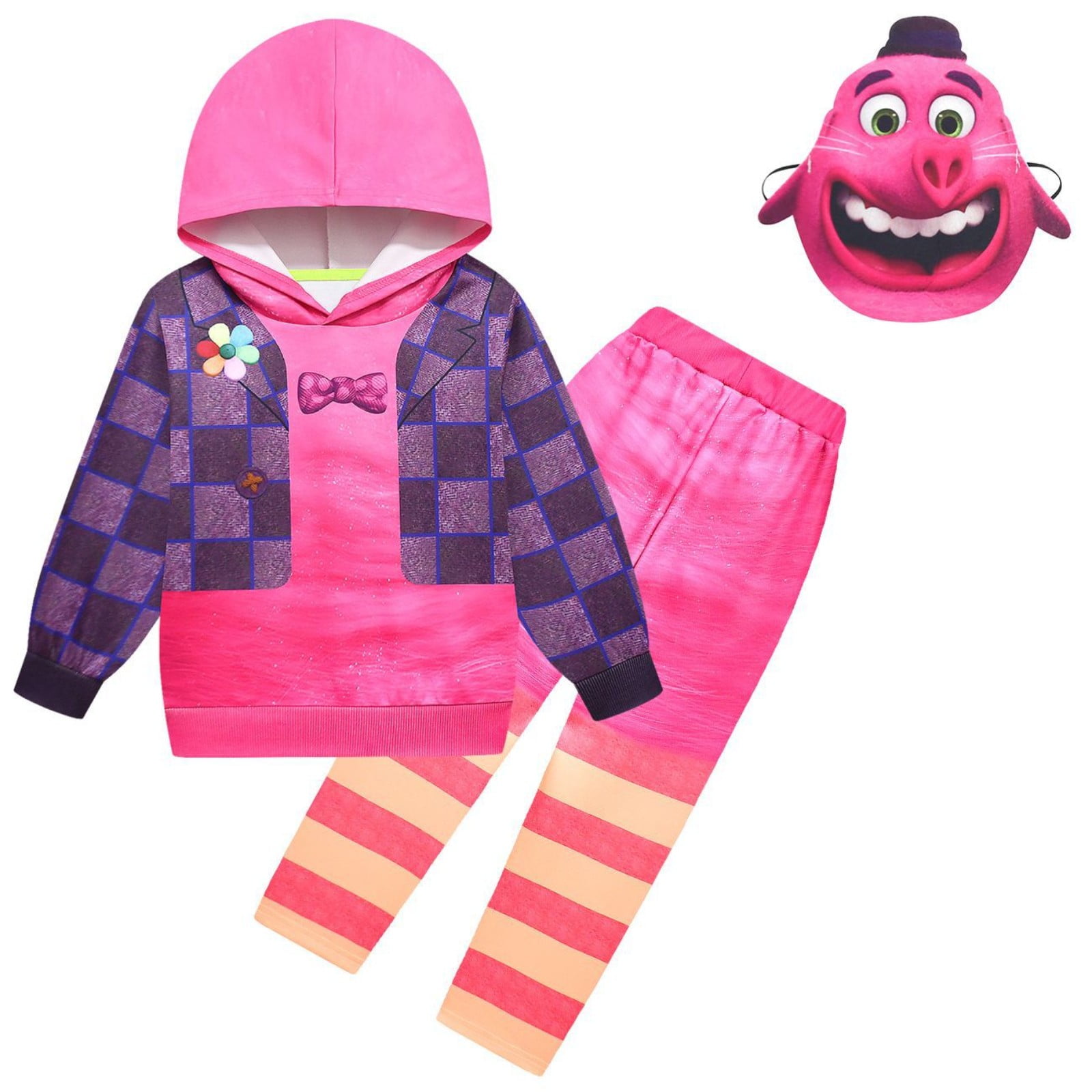 DJKDJL Inside Out 2 Cosplay Costume Dreamy Bing Bong Hoodies Anime ...
