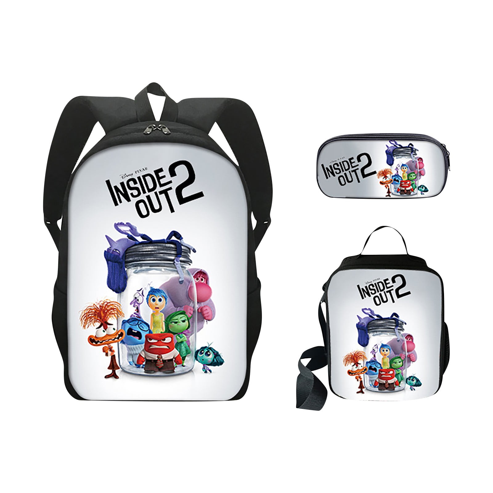 DJKDJL Inside Out 2 School Backpack Set of 3 (B) Backpack for School ...