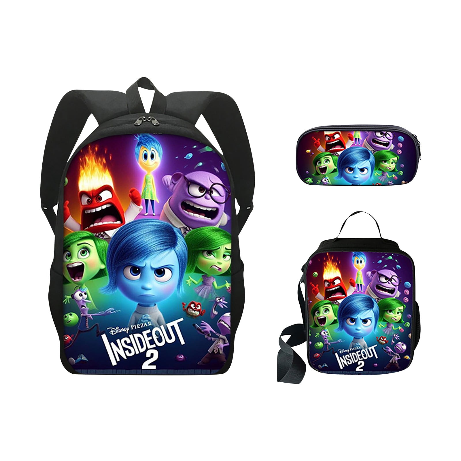 DJKDJL Inside Out 2 School Backpack Set of 3 (C) Backpack for School ...