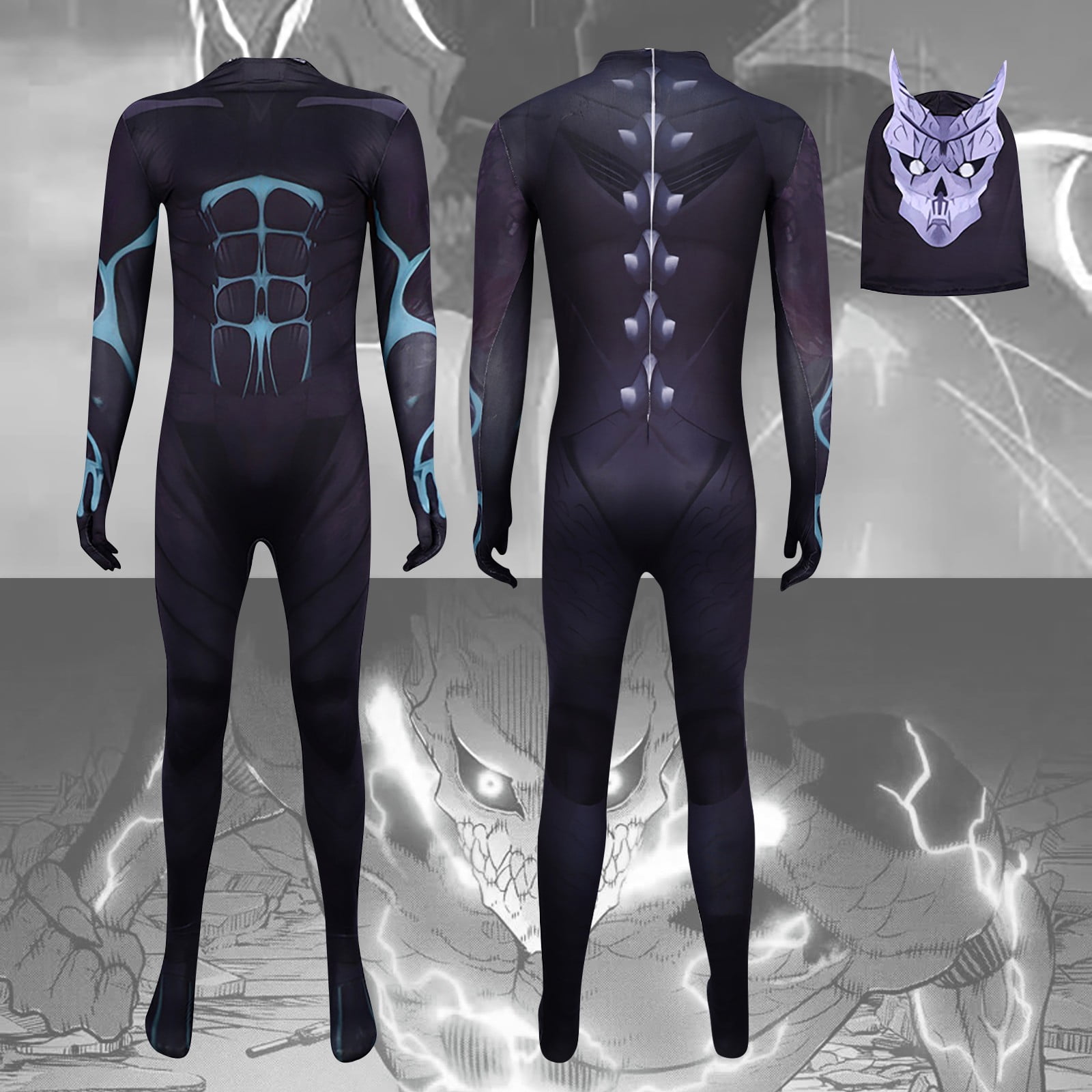 DJKDJL Kaiju No. 8 Cosplay Outfit - Kafka Hibino One-piece Leotard for ...