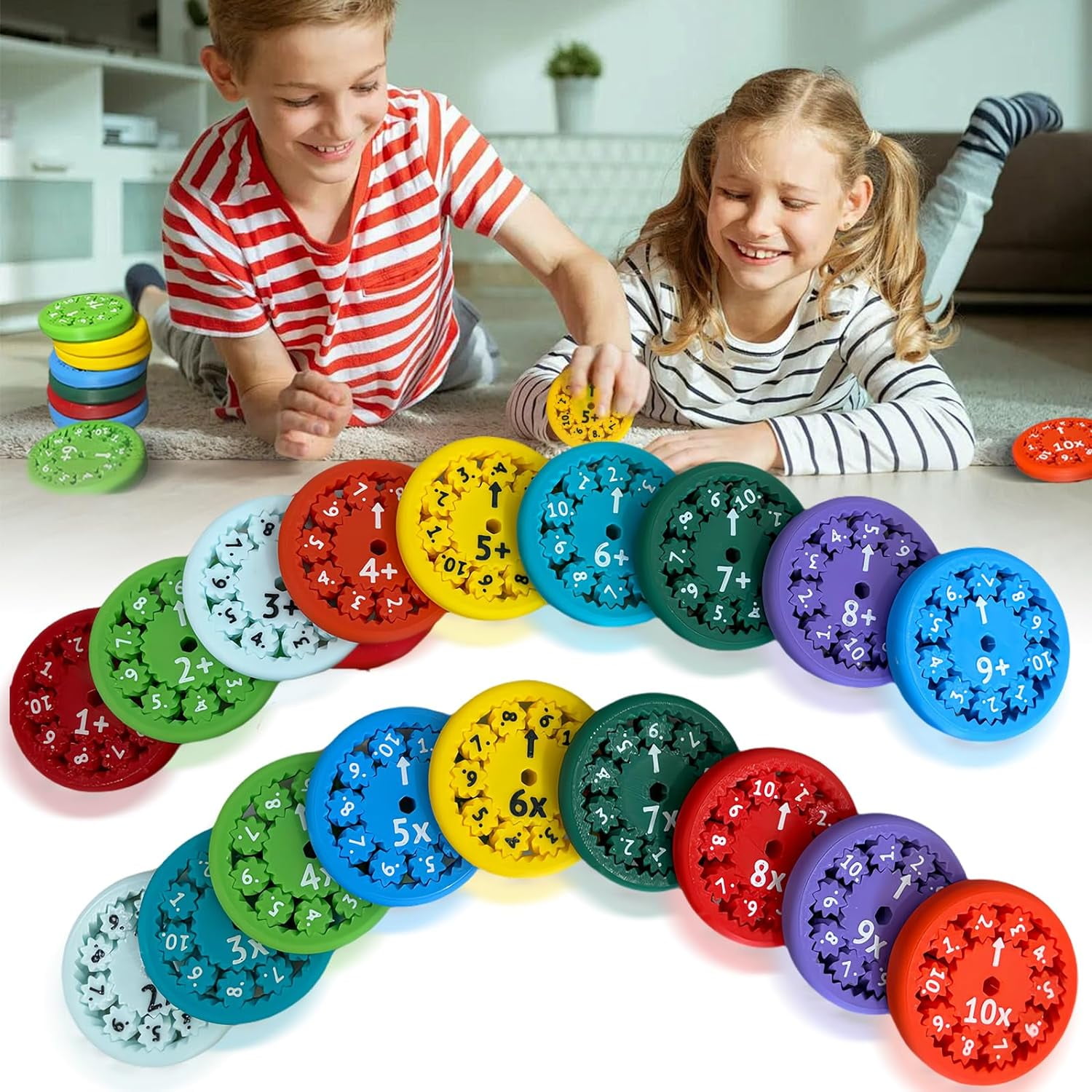 DJKDJL Math Facts Fidget Spinners, Math Facts Fidget Spinners for All ...