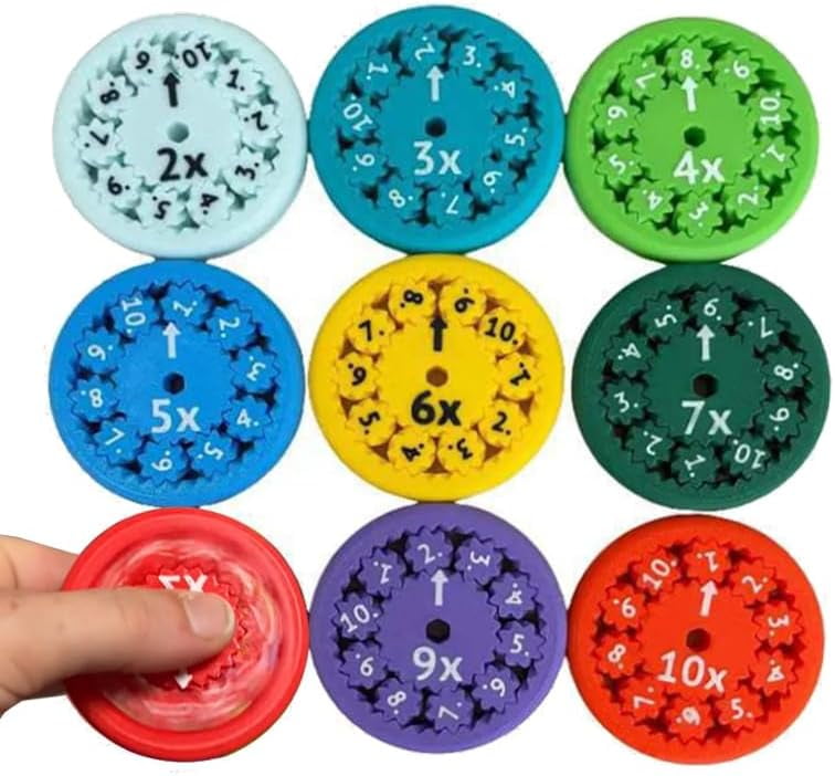 DJKDJL Math Fidget Spinner, Math Fact Fidget Spinners, Math ...
