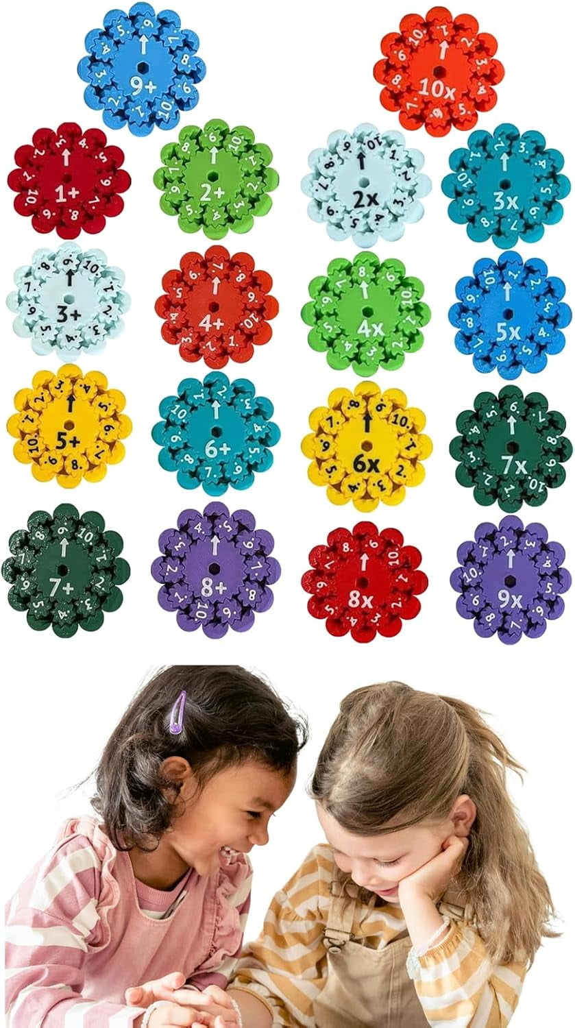 DJKDJL Math Fidget Spinners, Math Fact Fidget Spinner, Multiplication ...