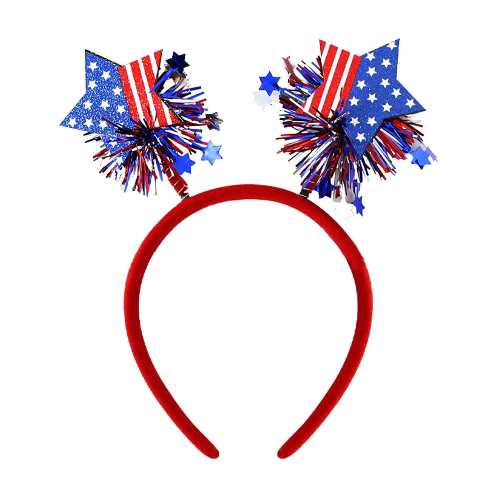 DJKDJL Patriotic Party Glitter Headbands for Independence Day ...