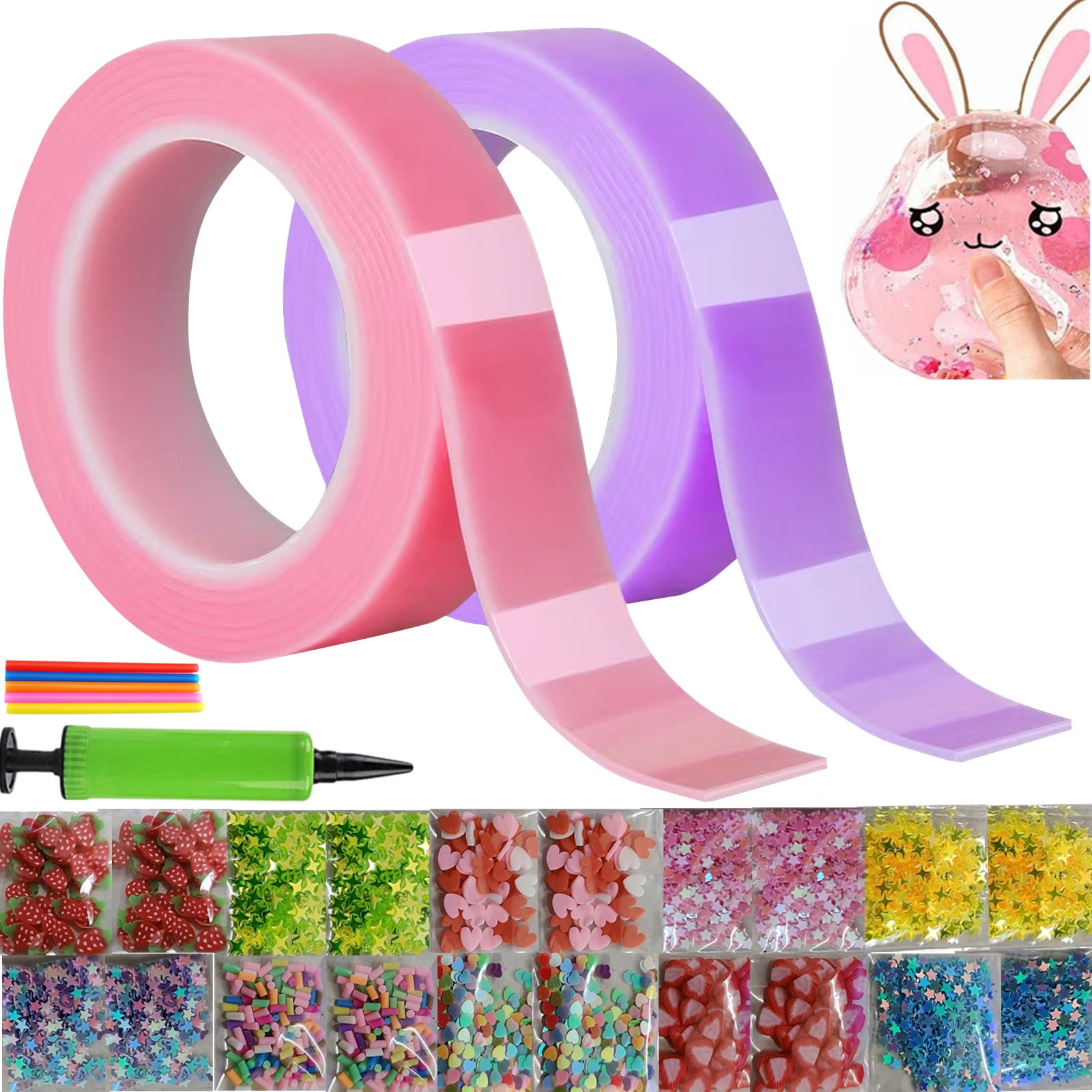 DJKDJL Plastic Bubbles with Straw Stimulate Creativity & Bond with Your ...