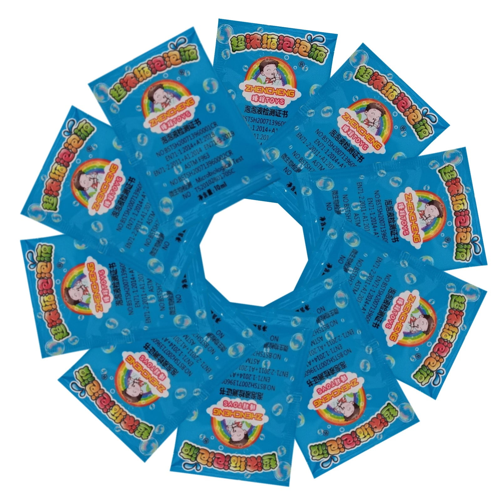 DJKDJL Portable Bubble Machine Refills - 10ml Travel Size Bubble Water ...